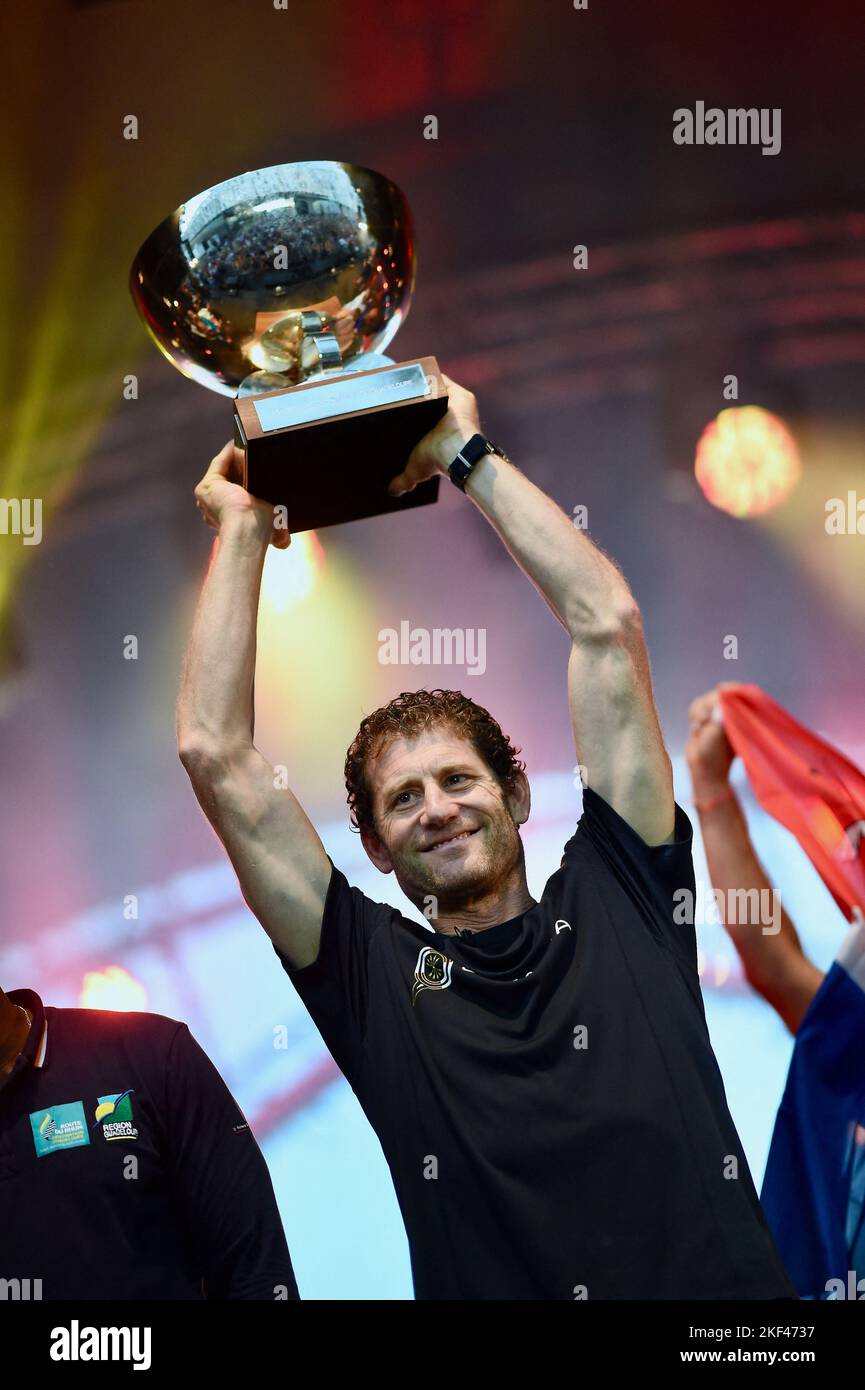 Arrived at Pointe a Pitre, Charles Caudrelier won the race with record ...