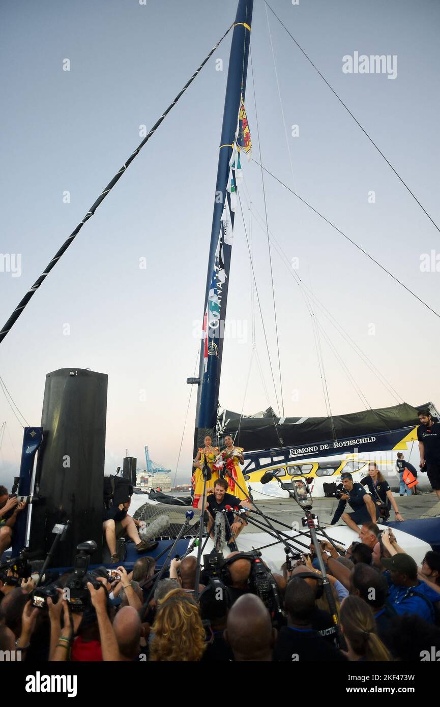 Arrived at Pointe a Pitre, Charles Caudrelier won the race with record ...