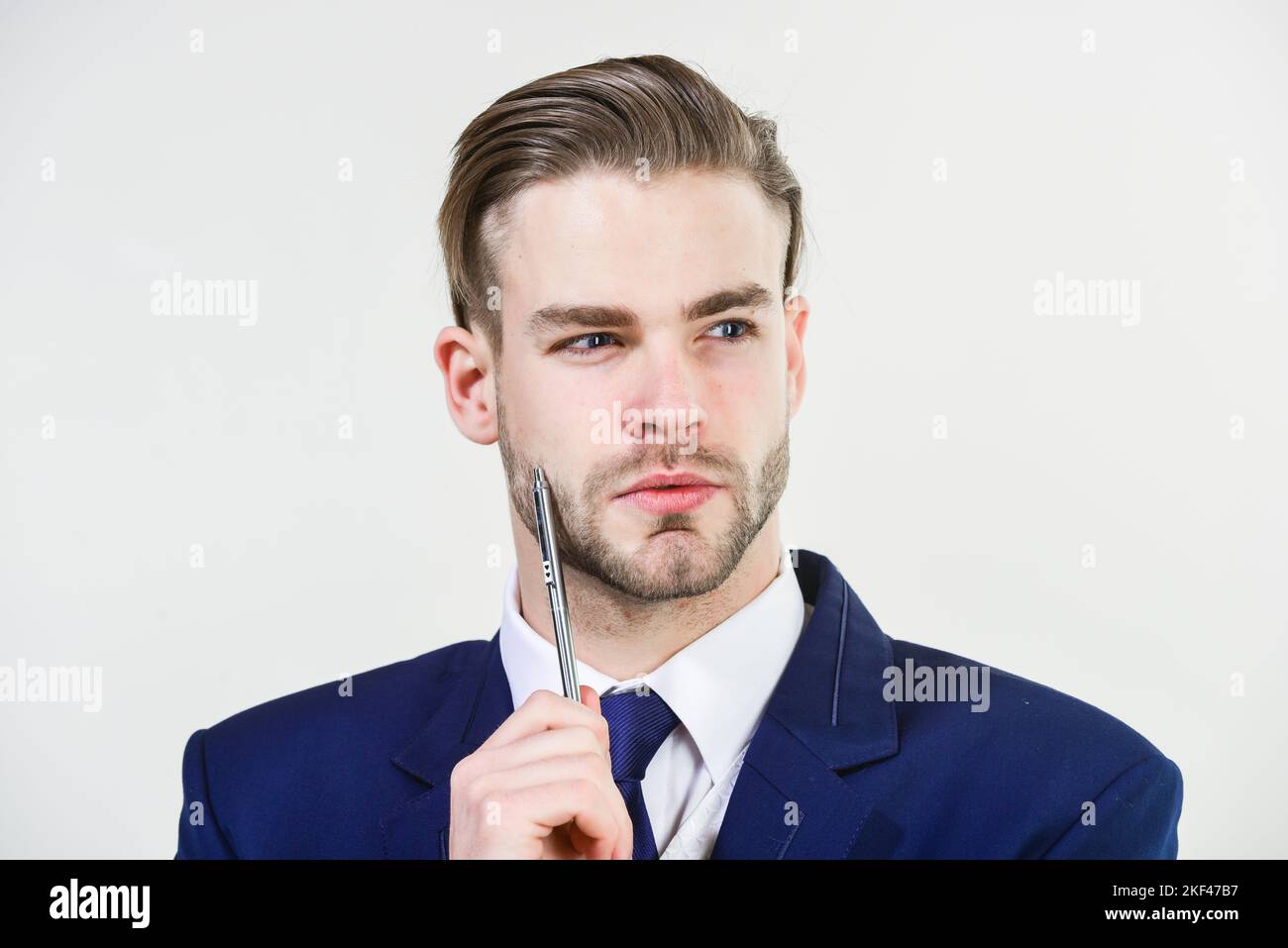 Individual entrepreneur business. Business man serious entrepreneur ...