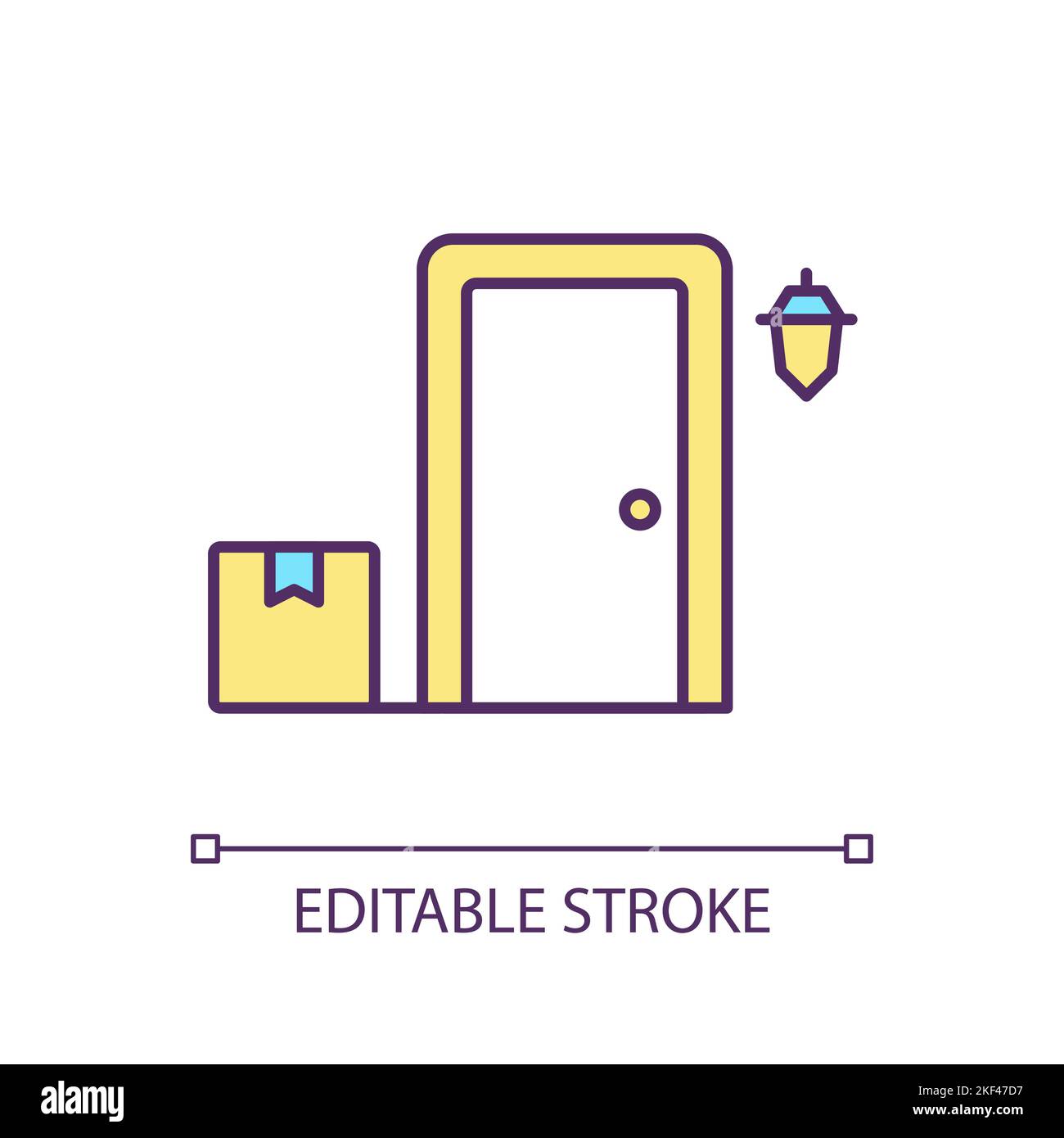 Doorstep Stock Vector Images - Alamy