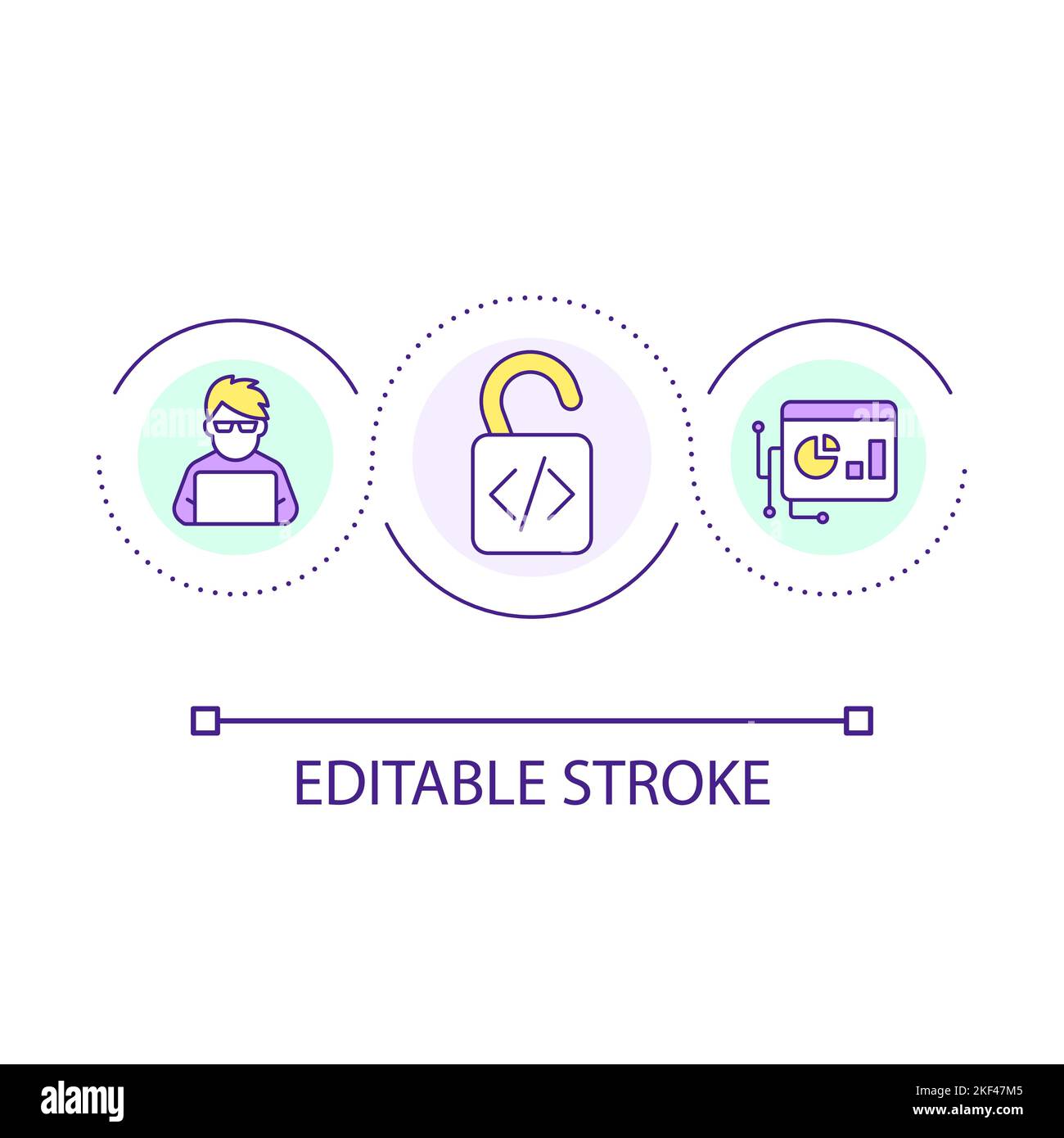 Open source software loop concept icon Stock Vector Image & Art - Alamy Open source software loop concept icon Stock Vector Image & Art - Alamy