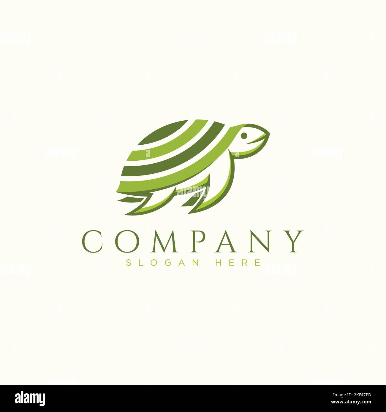 Turtle logo with green color concept design. Vector illustration EPS.8 ...