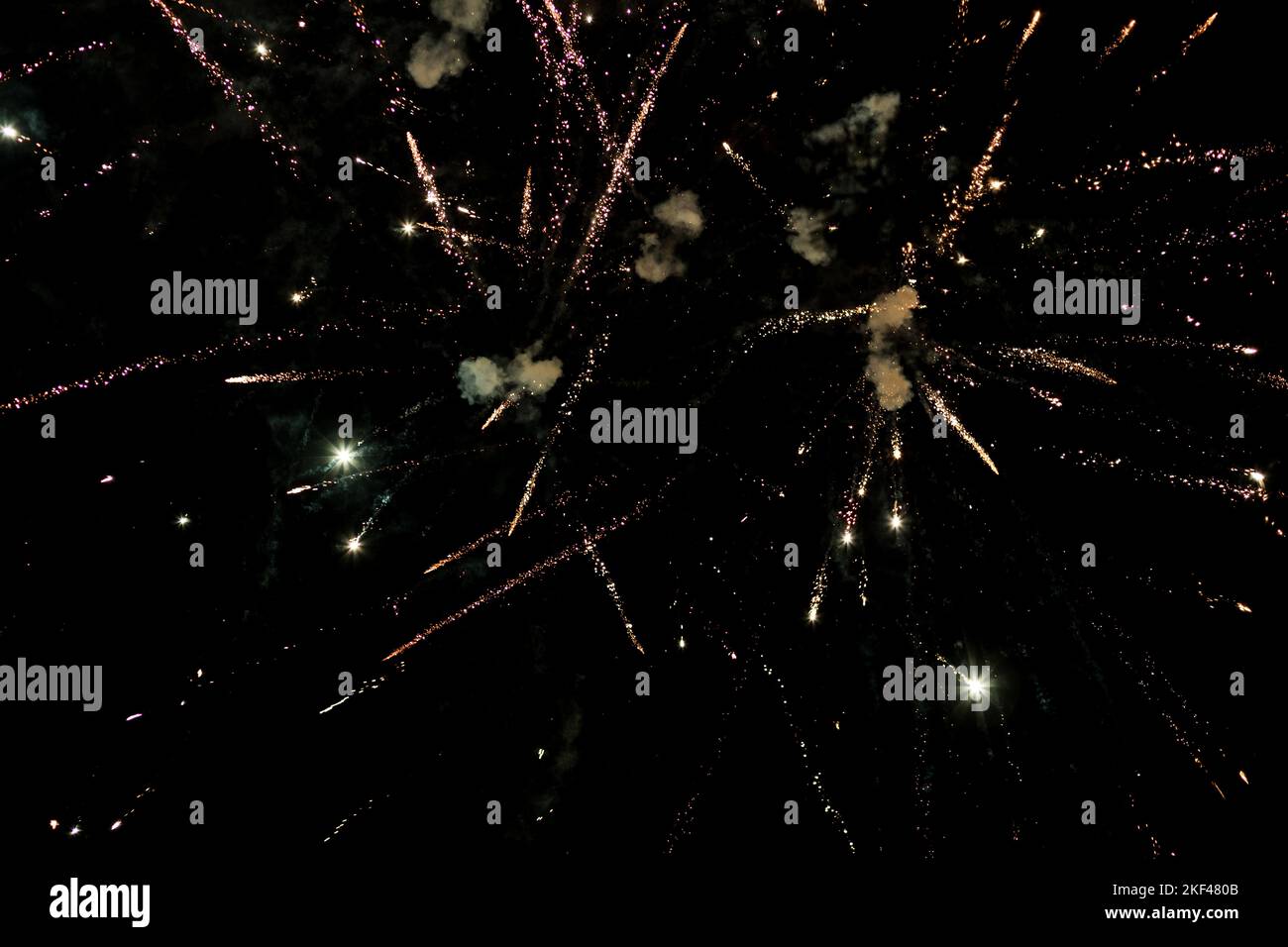 Flashes bright festive fireworks hi-res stock photography and images ...