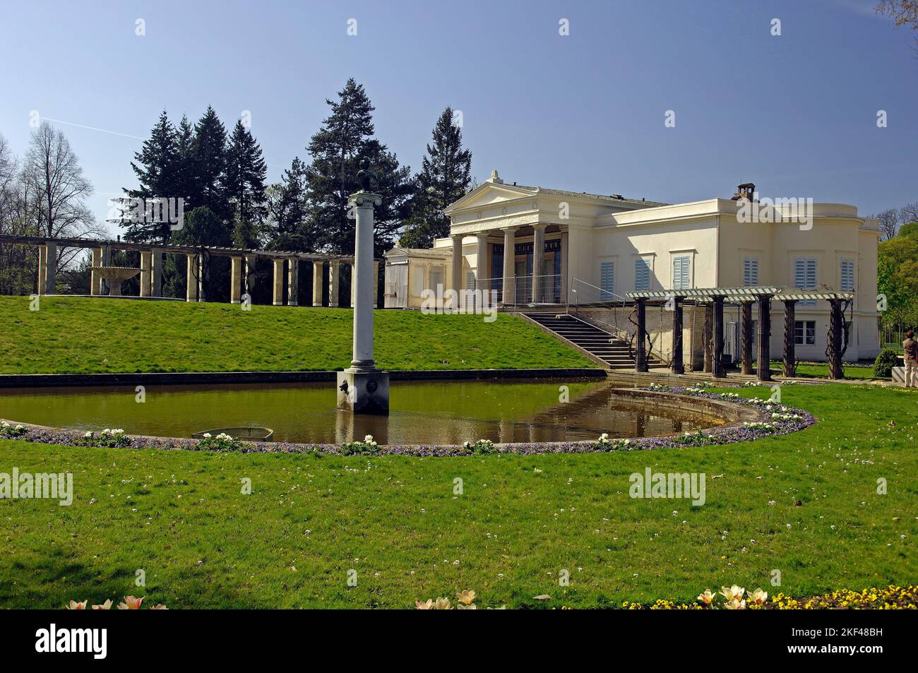 Schloss Charlottenhof, Park Sanssouci, Potsdam, Brandenburg ...