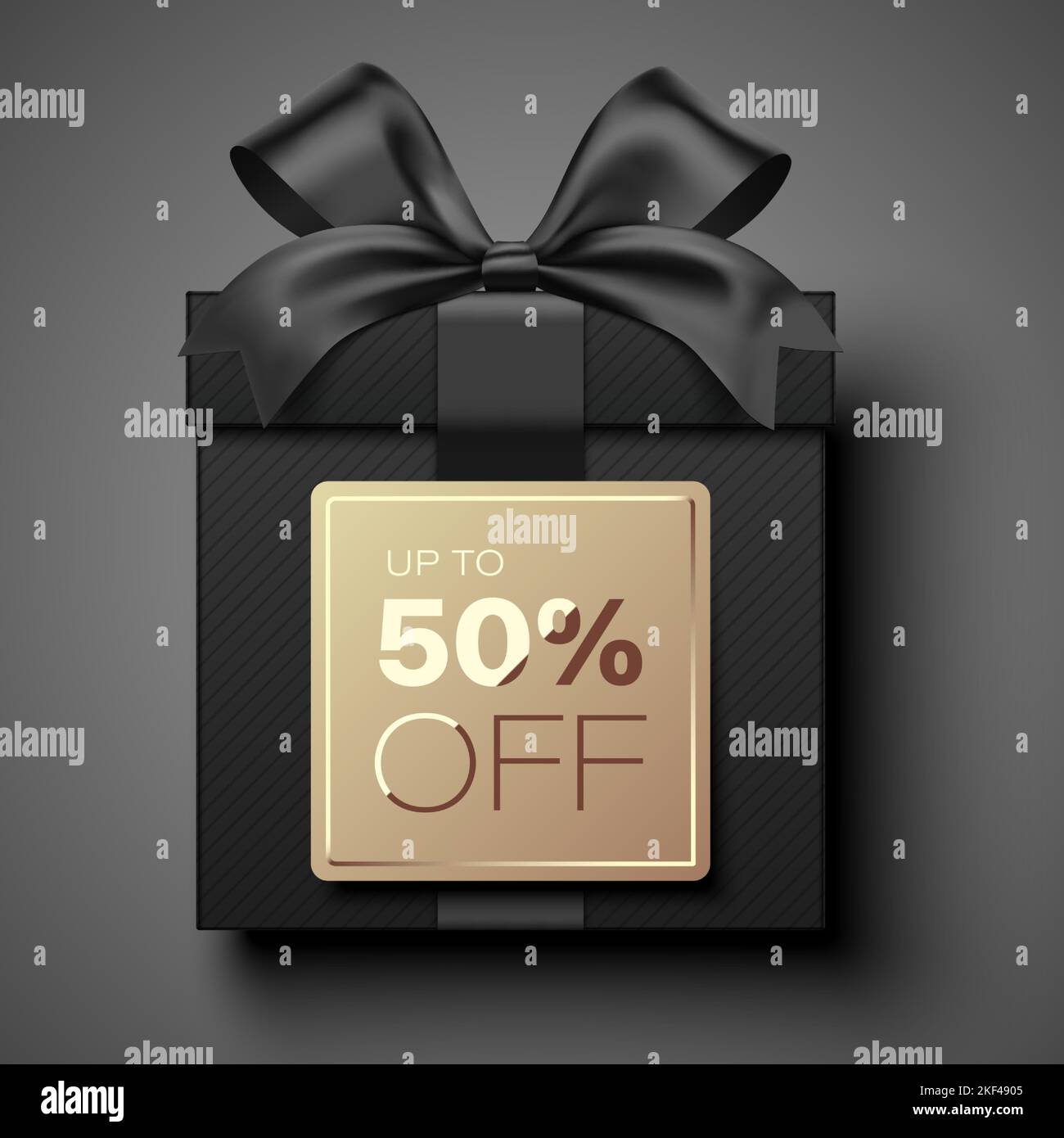 Gift box 50 percent Stock Vector Images - Alamy