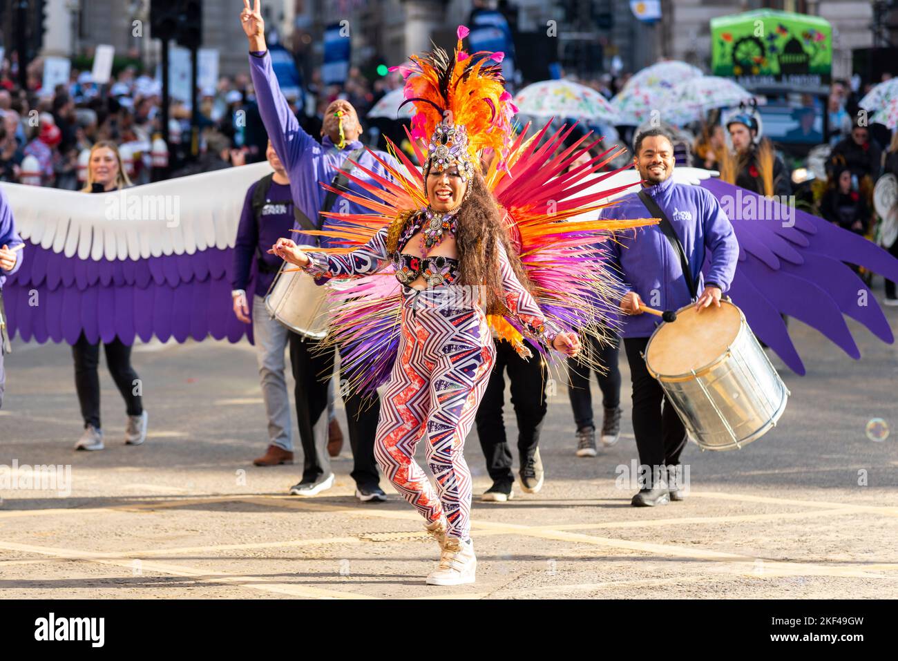 Royal London group at the Lord Mayor's Show parade in the City of ...