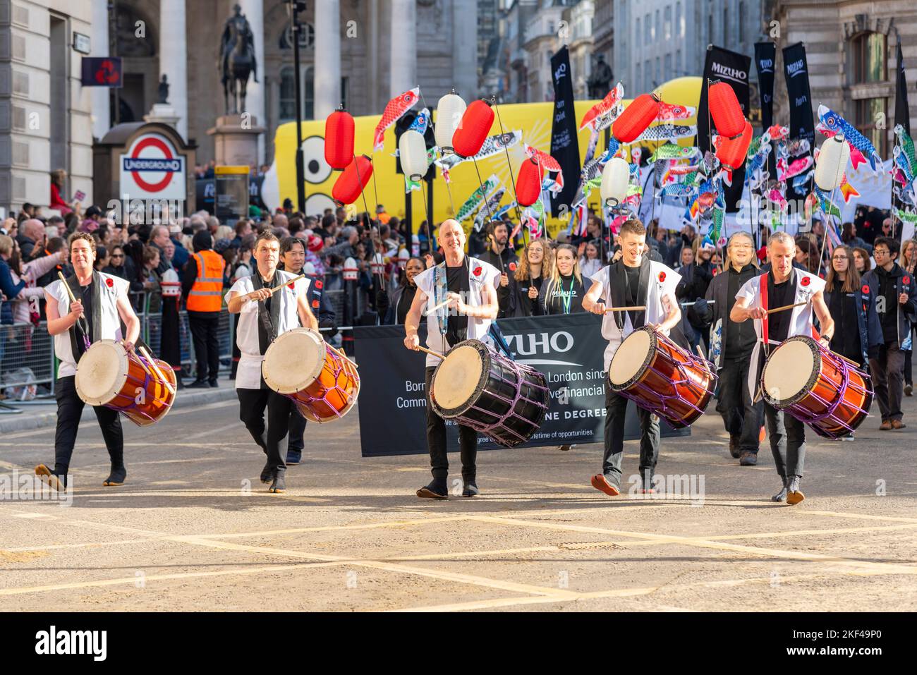 Mizuho group at the Lord Mayor's Show parade in the City of London, UK ...