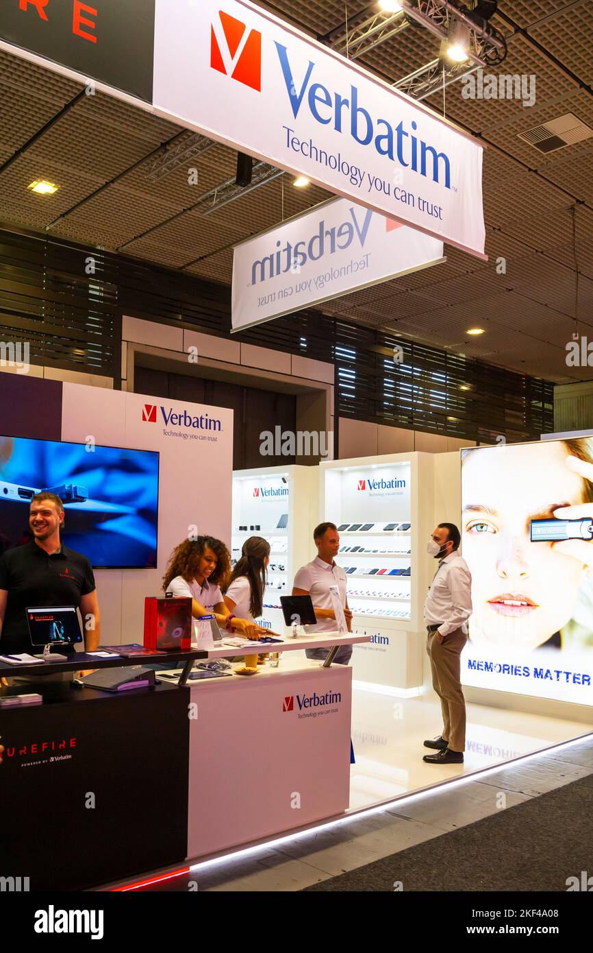 Stand von Verbatim ,IFA, Internationale Funkausstellung 2022, Berlin ...