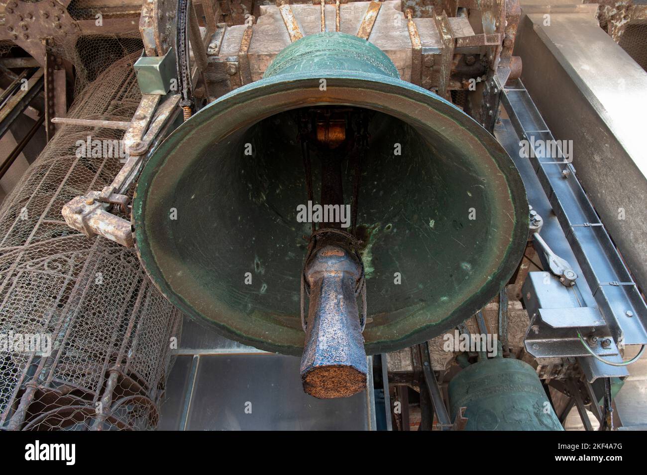 historische Glocken des Campanile, Glockentrum von San Marco , Venedig ...
