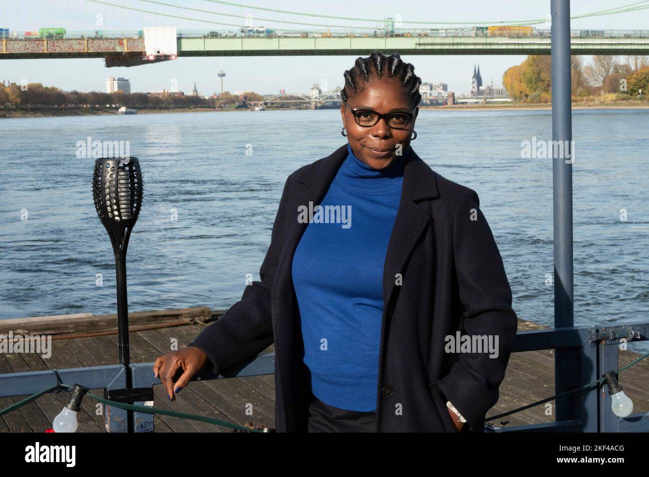 Actress Dela DABULAMANZI plays the role of Dr. Lara Krueger, actor ...