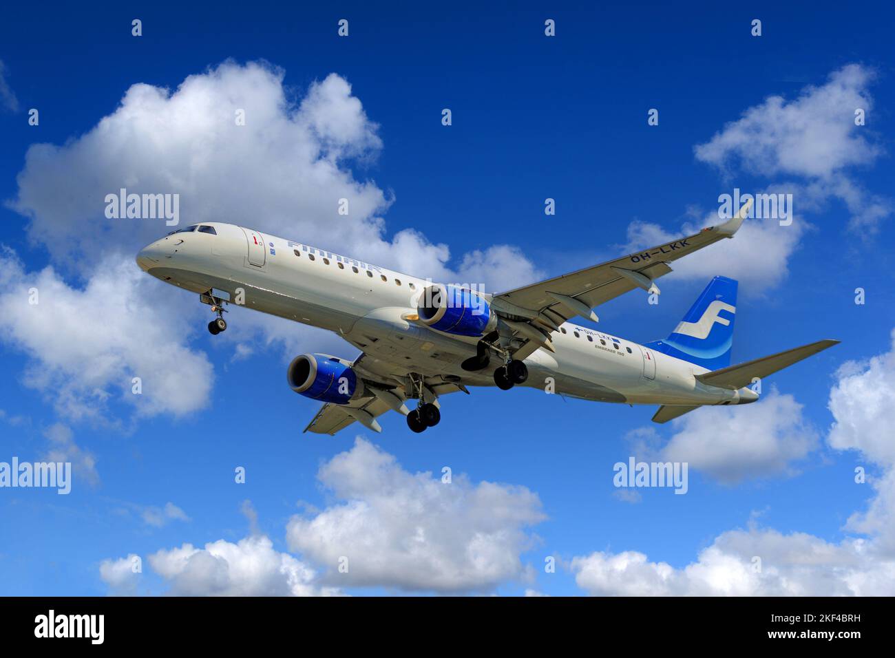 Boeing 737 der FINNAIR Stock Photo - Alamy