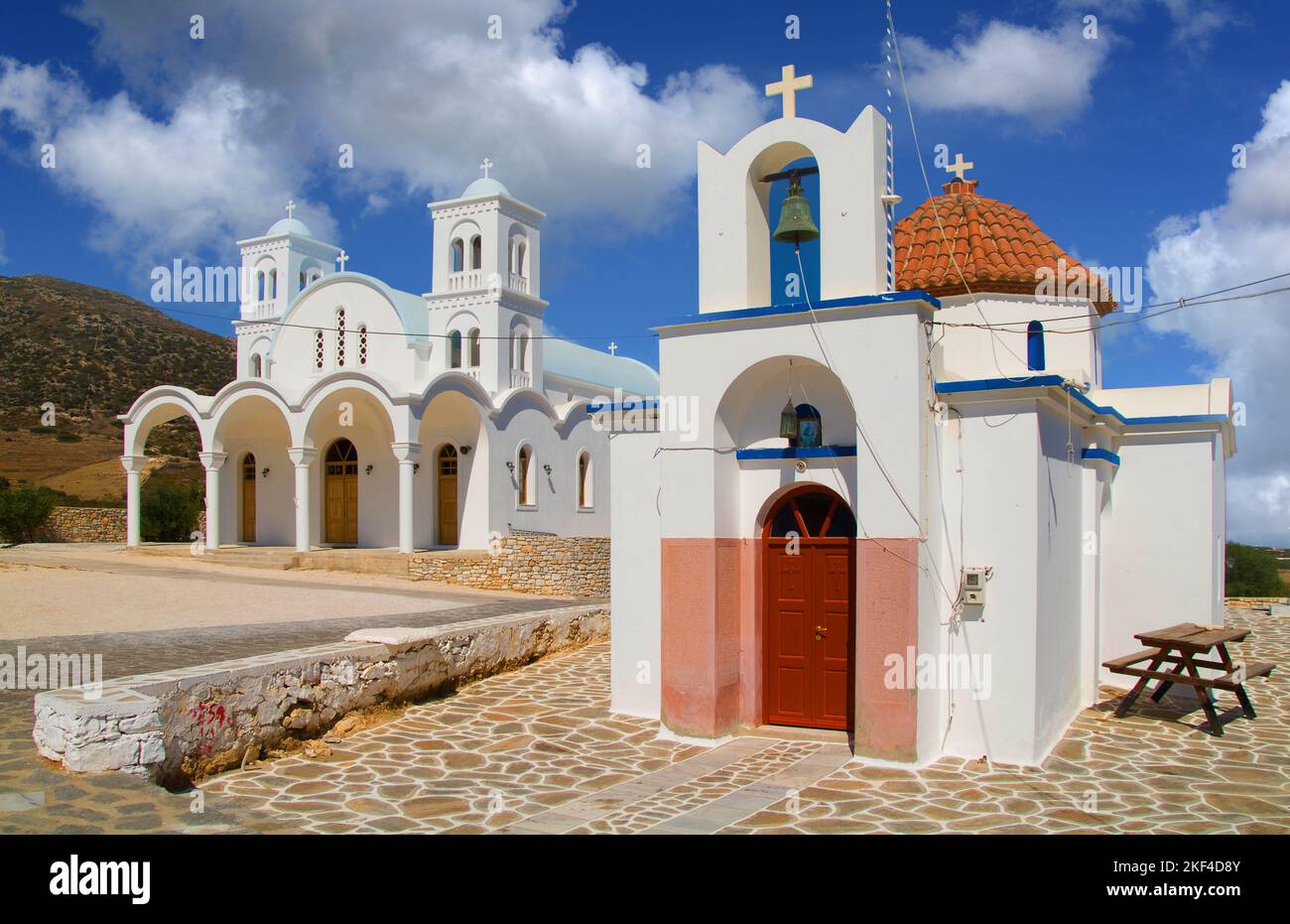 Die Kirche von Dryos auf der Insel Paros, Inselkirche, Religion ...