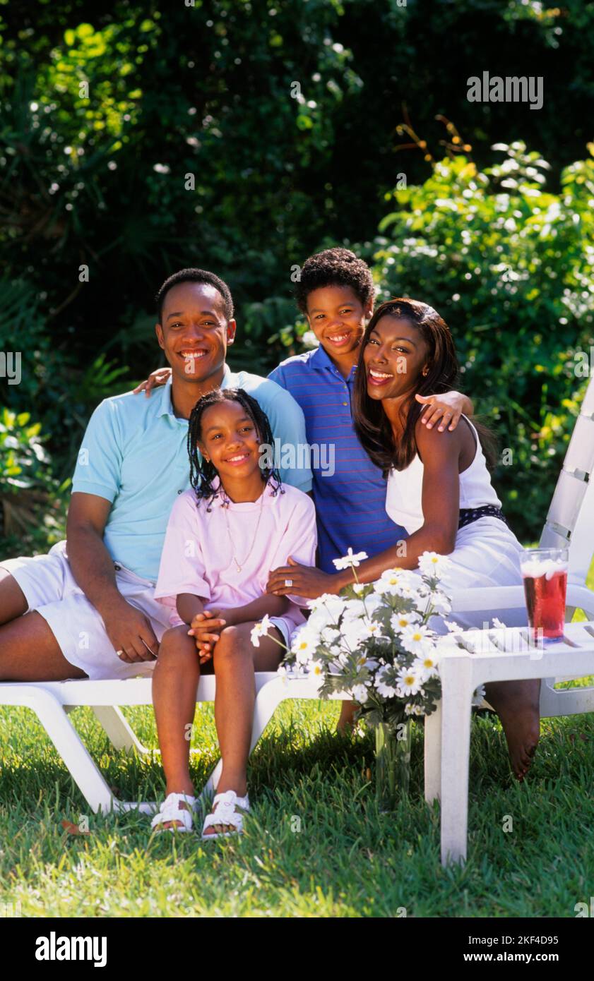 Afroamerikaner, amerikanischer, amerikanische, Familie, Mann, Frau ...