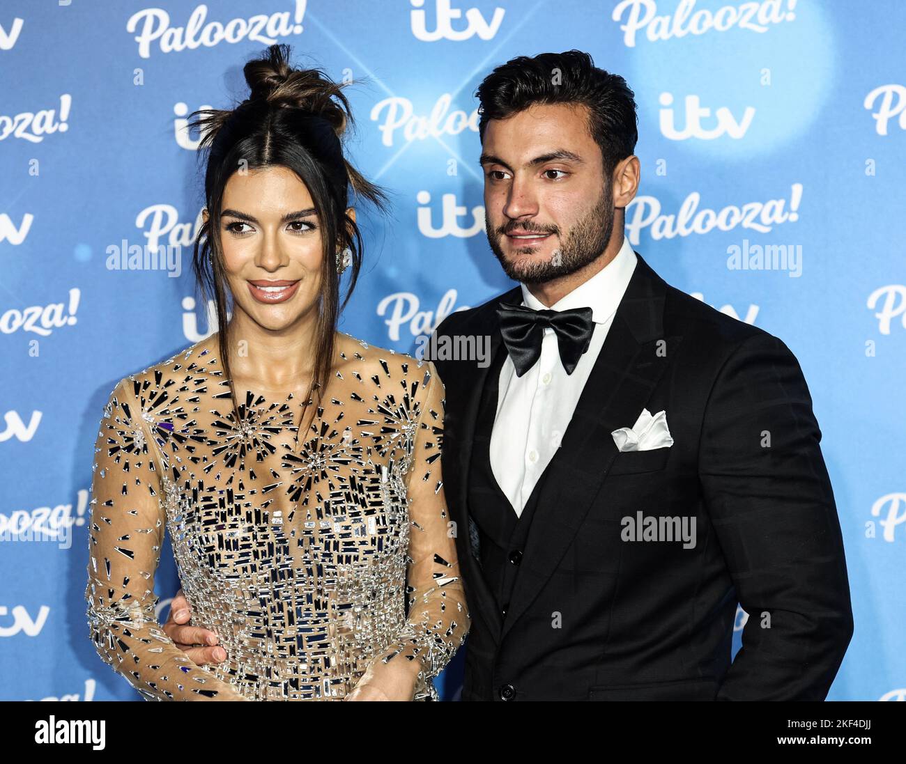 London, UK. 15th Nov, 2022. Ekin-Su Culculoglu and Davide Sanclimenti ...