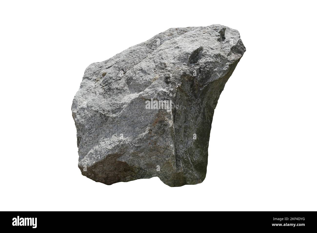 rock isolated on white background Stock Photo - Alamy