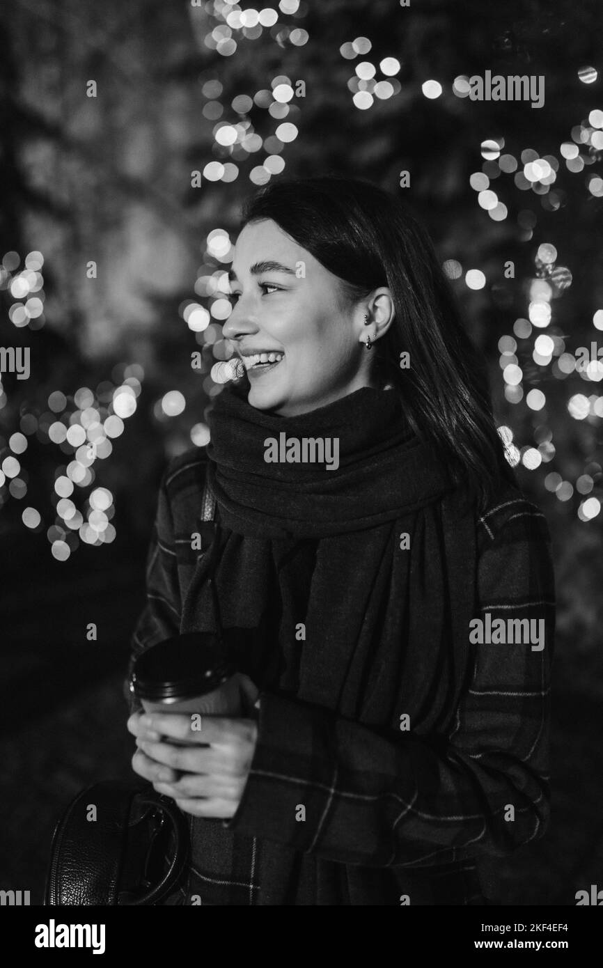 New street christmas market Black and White Stock Photos & Images - Alamy