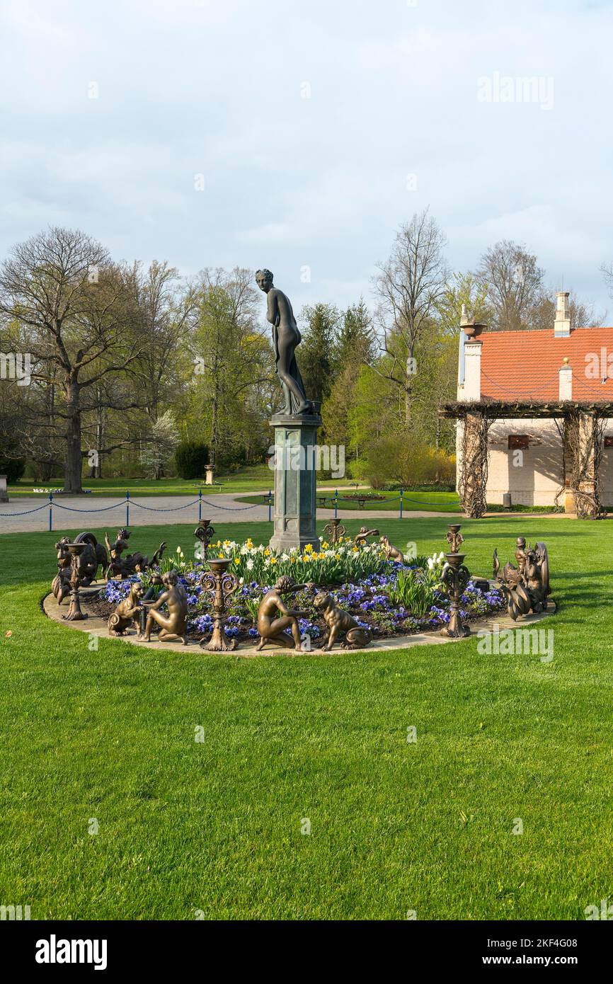 castle and park, Branitz, Cottbus, Germany Stock Photo - Alamy