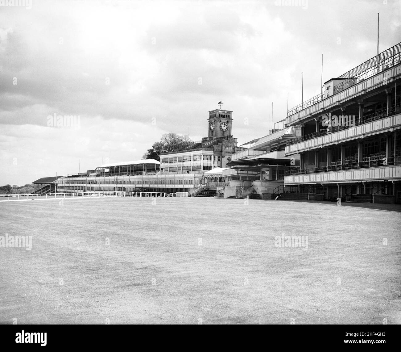 General view of the grandstand at Ascot Stock Photo - Alamy