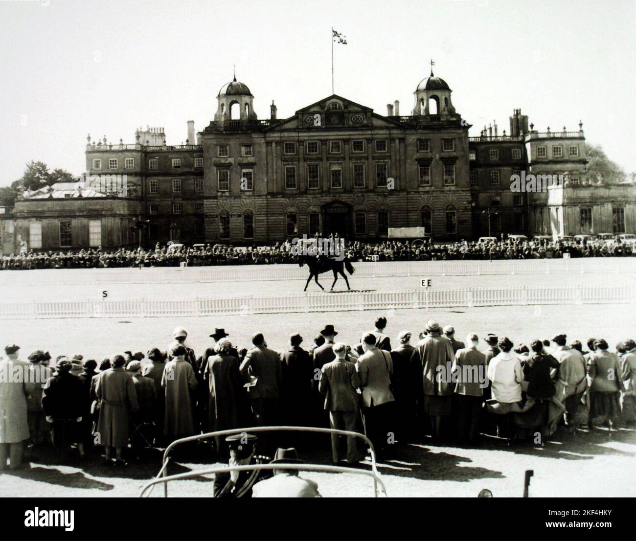 Frank Weldon on Kilbarry at the Badminton Horse Trials Stock Photo - Alamy