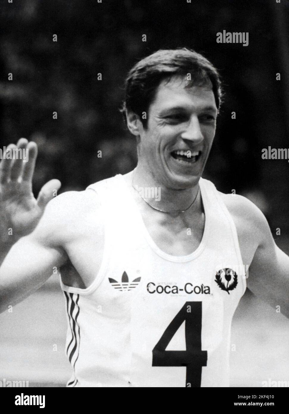 Allan Wells, who will be competing in the 100 and 200 metres in the ...