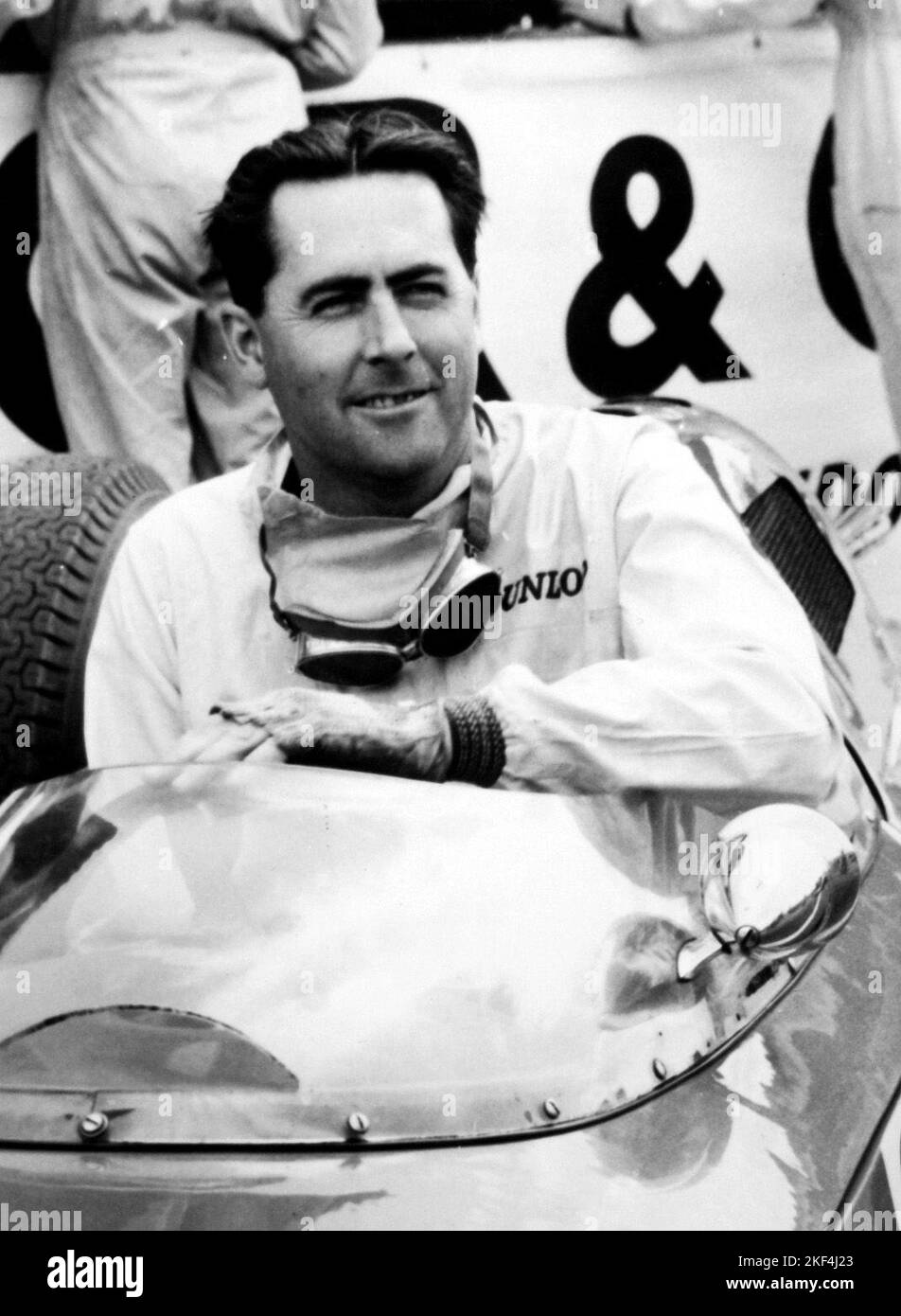 Jack Brabham, the Australian motor racing driver Stock Photo - Alamy
