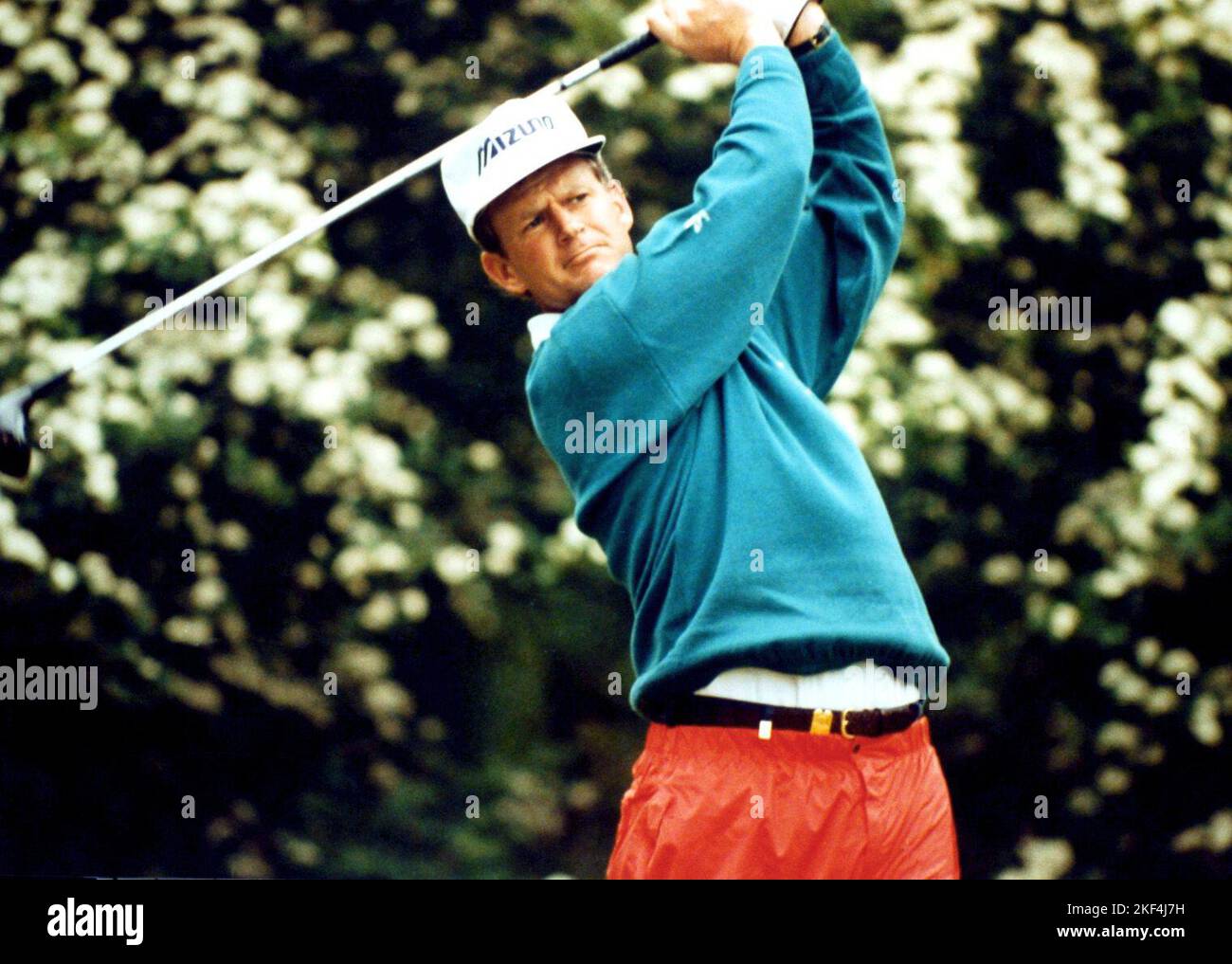 Sandy Lyle in action Stock Photo - Alamy