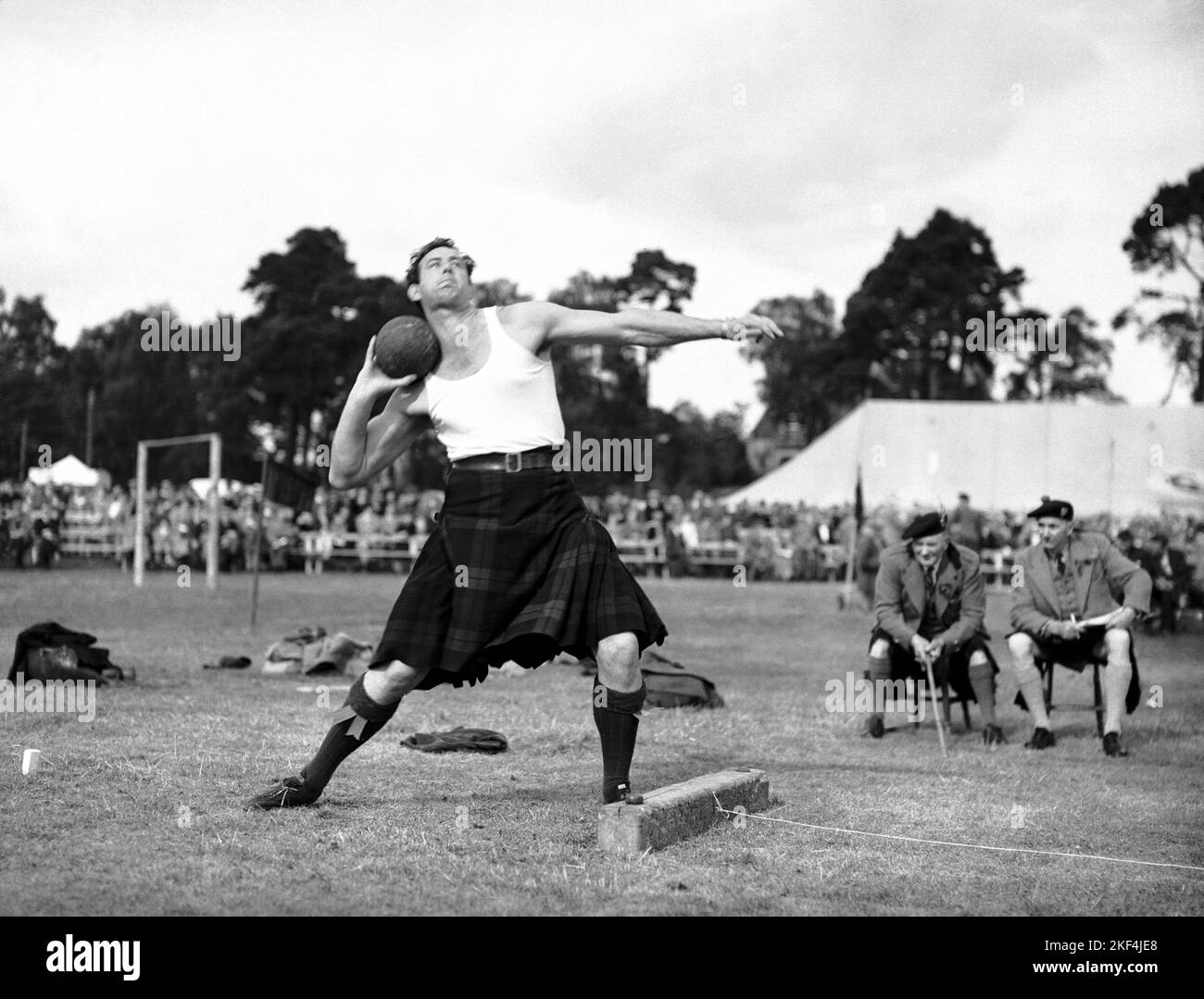 J.S Hunter competing in the Heavy Shot competition Stock Photo - Alamy