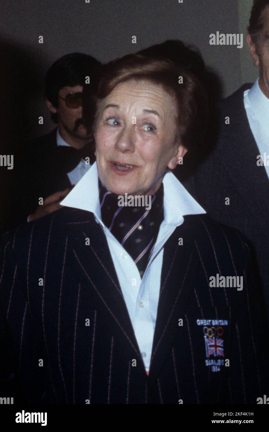 Betty Callaway, coach to British Ice Dancers Christopher Dean, Jayne ...