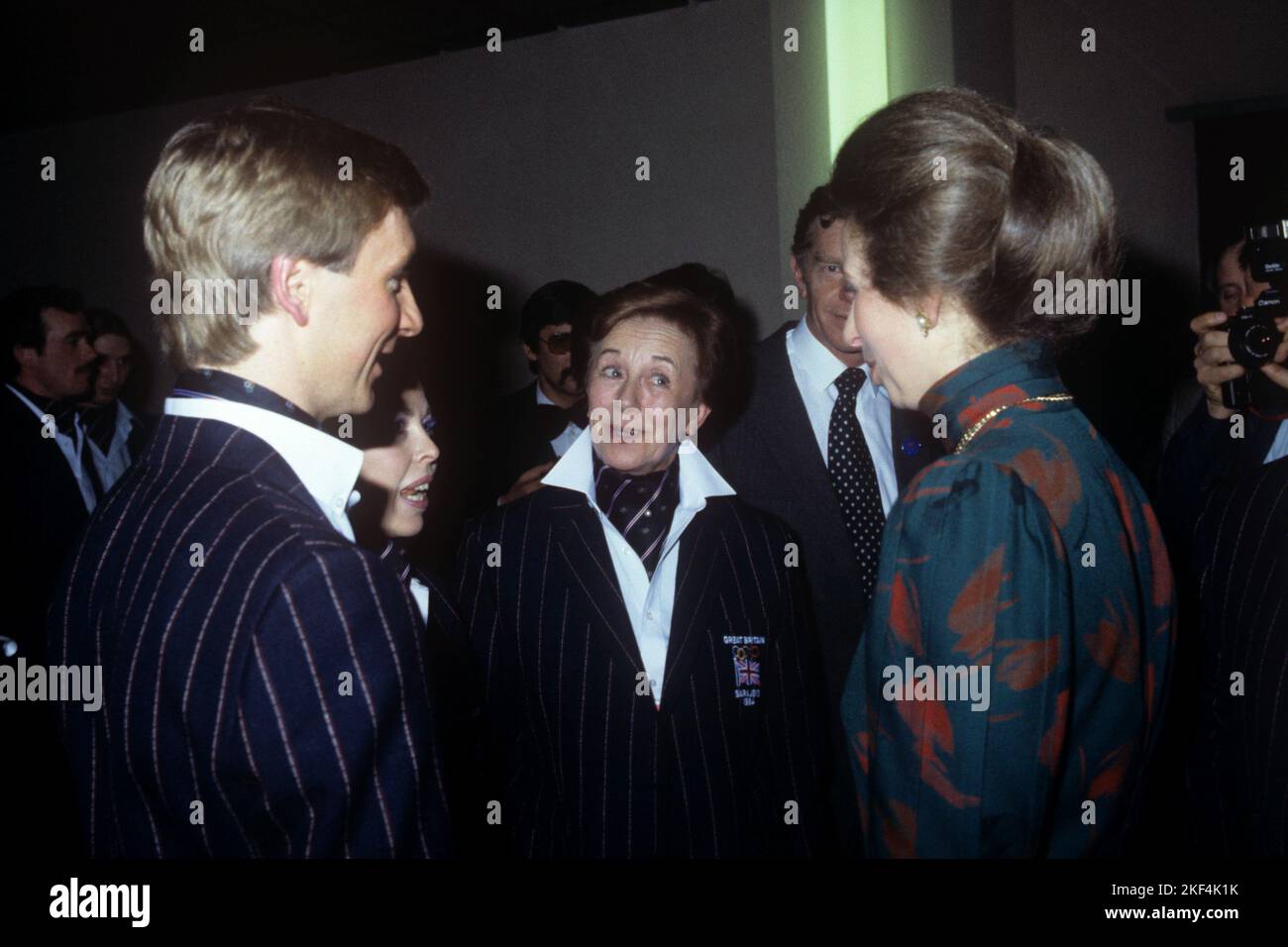(L-R) British Ice Dancers Christopher Dean, Jayne Torvill and their ...
