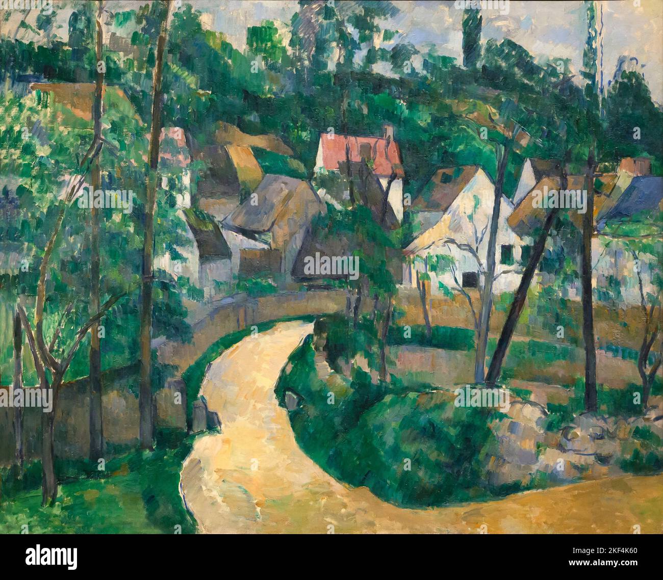 Turn in the Road, Paul Cezanne, circa 1881, Museum of Fine Arts, Boston ...