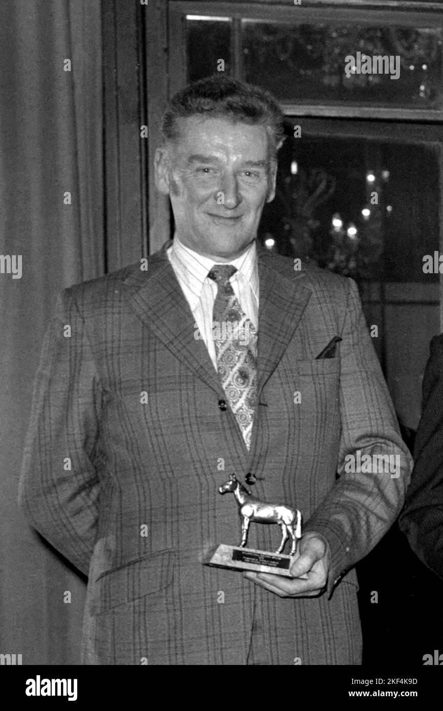 Donald "Ginger" McCain (trainer of "Red Rum") with the National Hunt ...