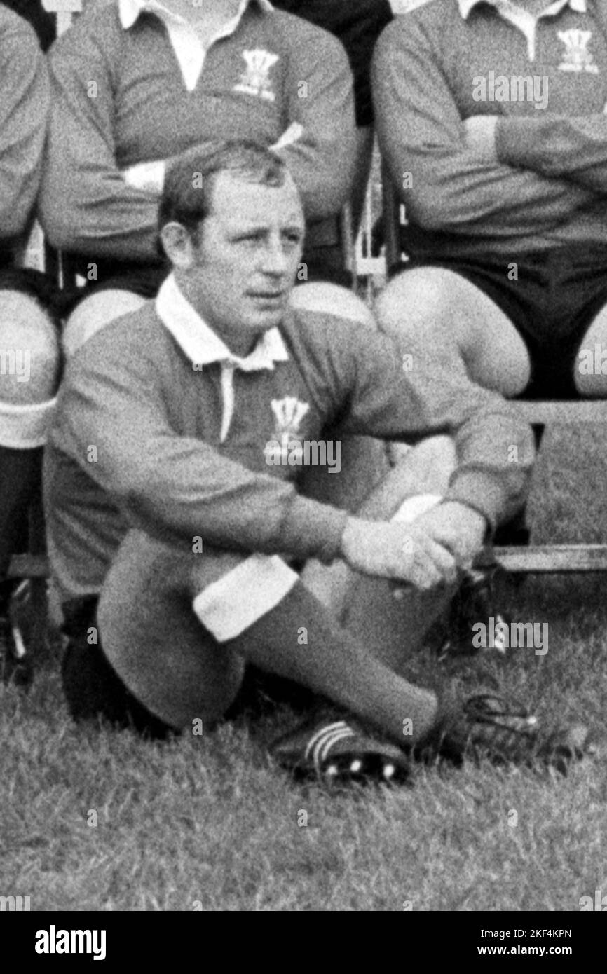 Clive Shell, Wales scrum-half Stock Photo - Alamy
