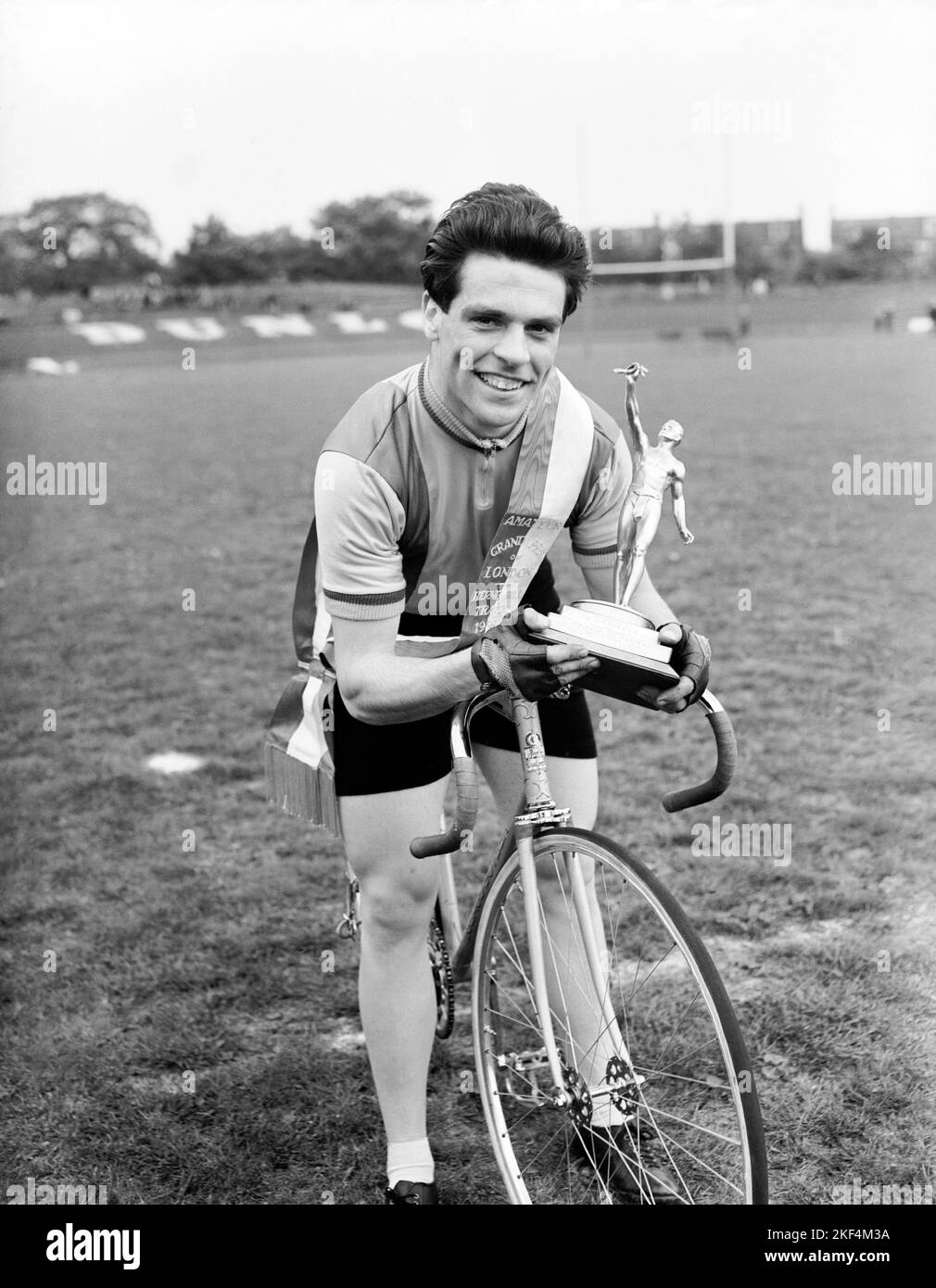 Karl Barton of Coventry, the winner of the Grand Prix of London ...