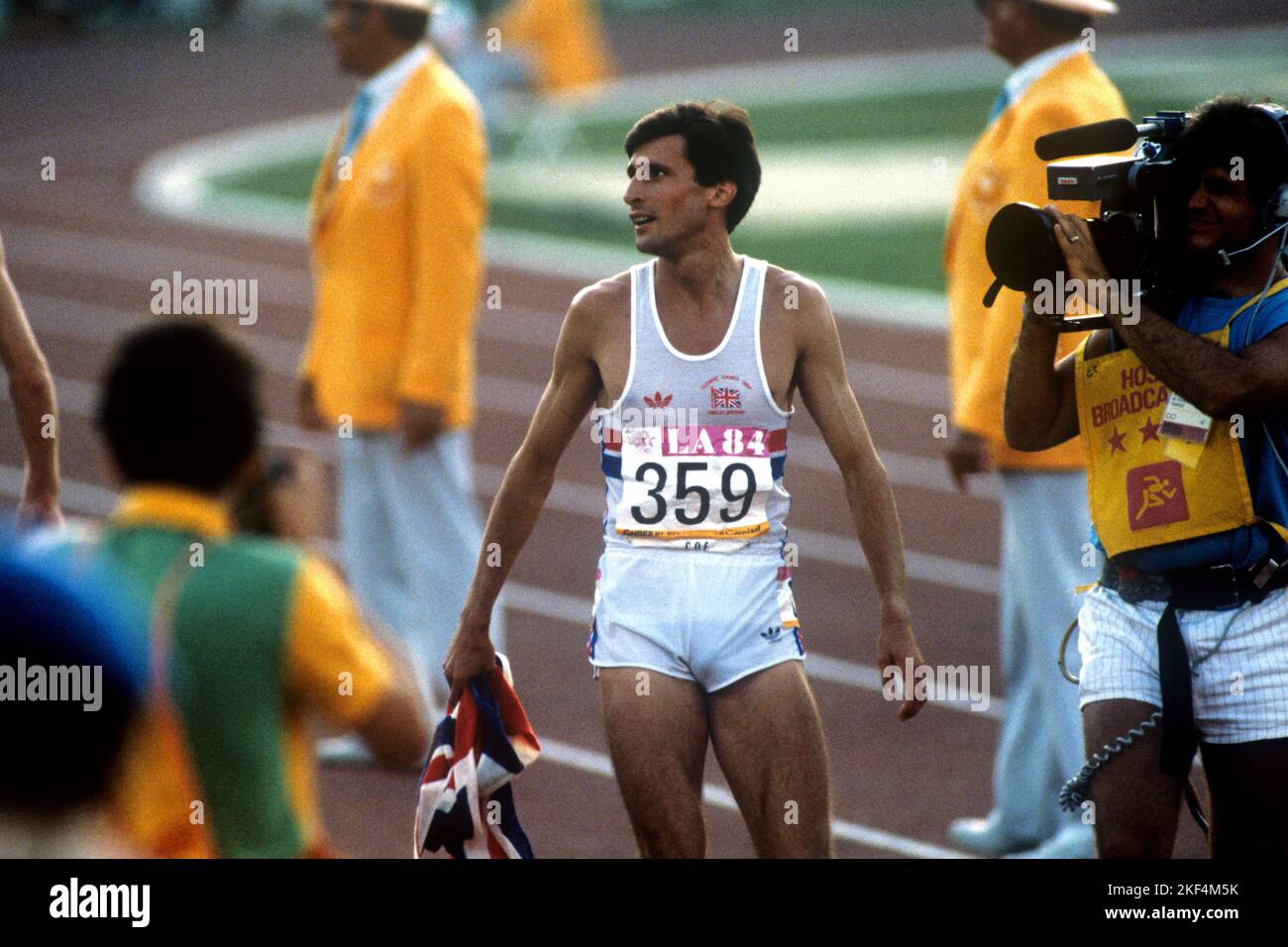 Great Britain's Sebastian Coe under the media spotlight after winning ...