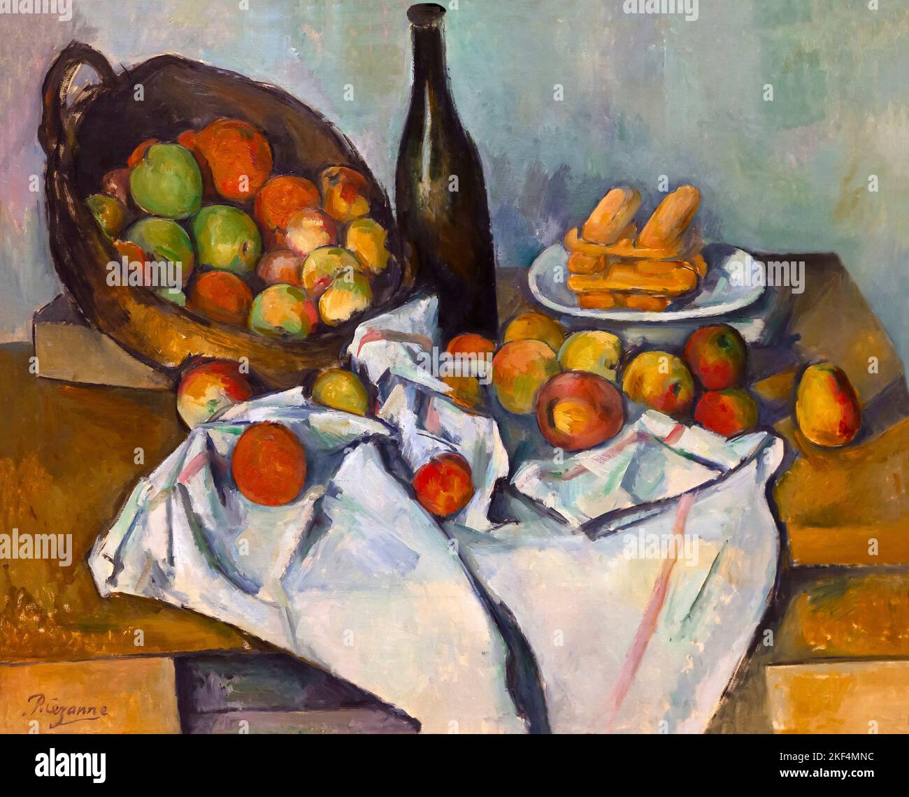 The Basket of Apples, Paul Cezanne,circa 1893, Art Institute of Chicago ...