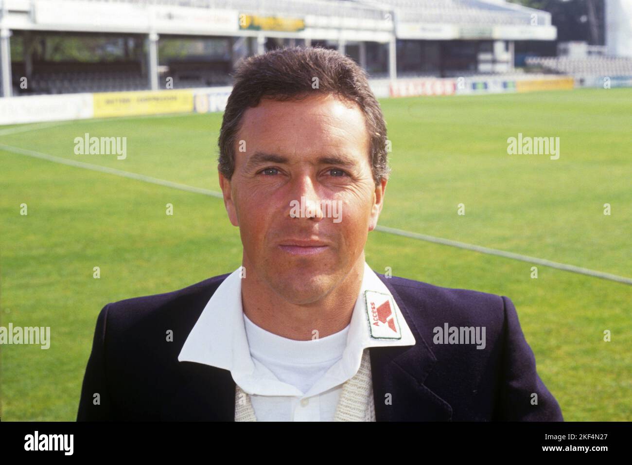 Essex bowler John Childs Stock Photo - Alamy