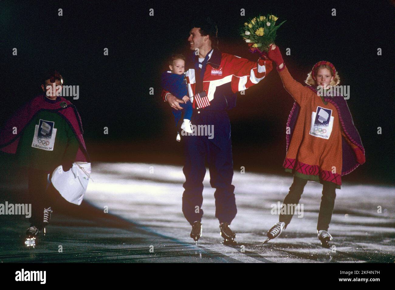 The USA's Daniel Jansen celebrates his victory in the Speed Skating ...