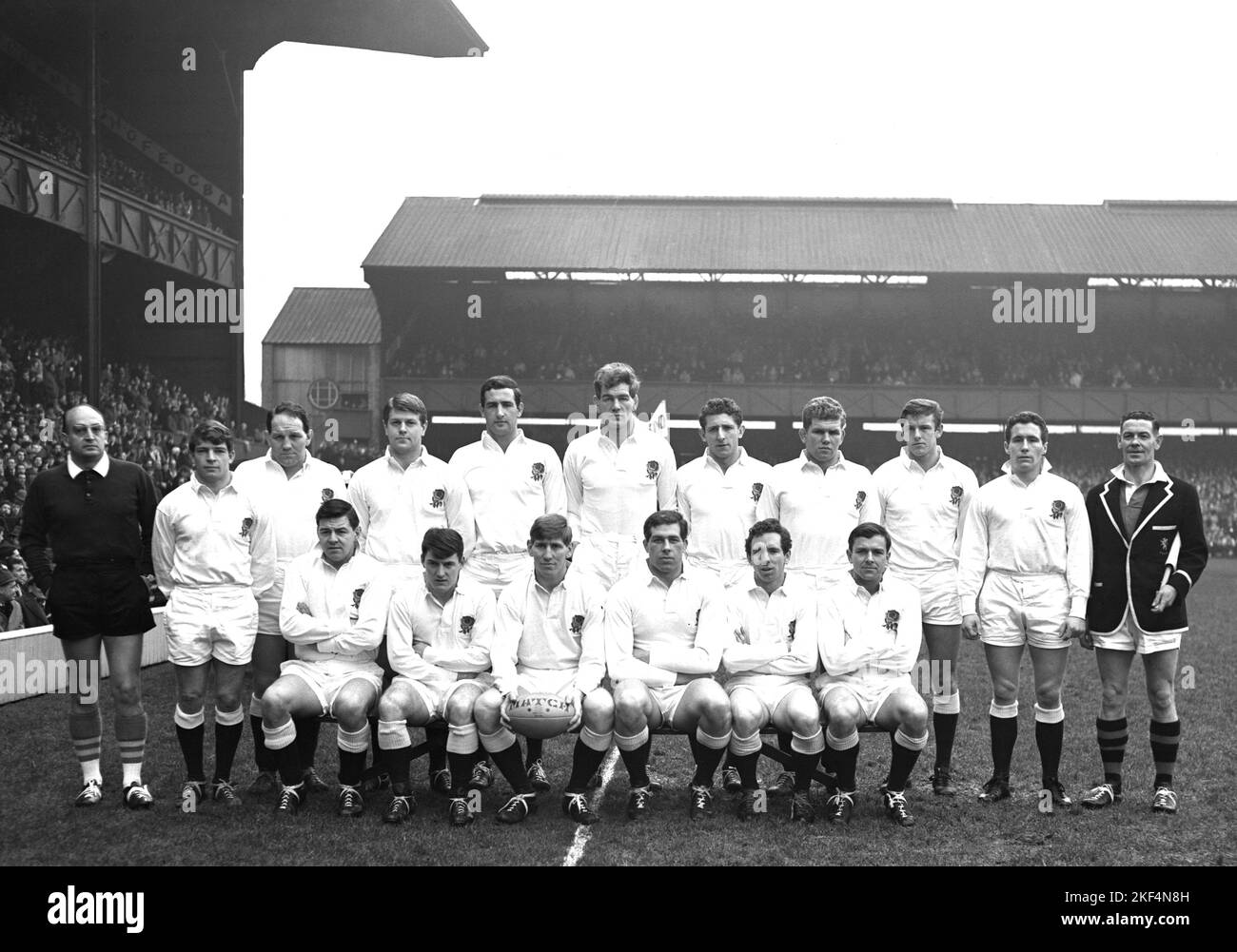 The England team line up before the match Stock Photo - Alamy