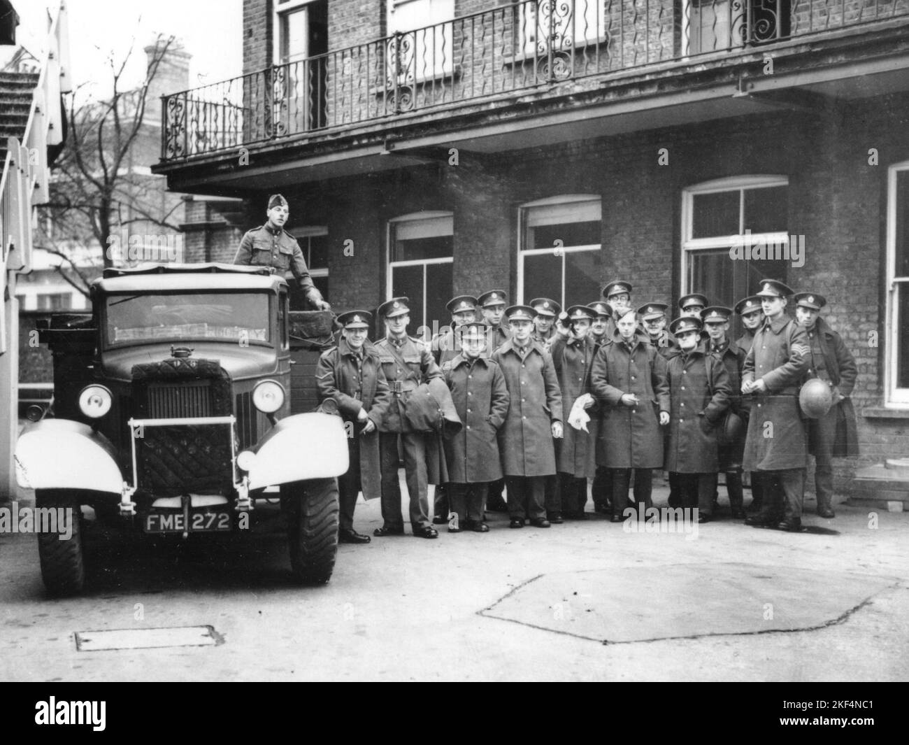 Royal Engineers pictured at Lord's. circa 1944 Stock Photo - Alamy