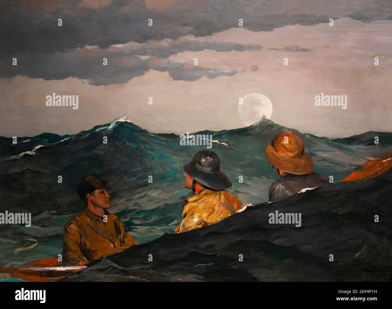 Kissing the Moon, Winslow Homer, 1904, Addison Gallery of American Art ...