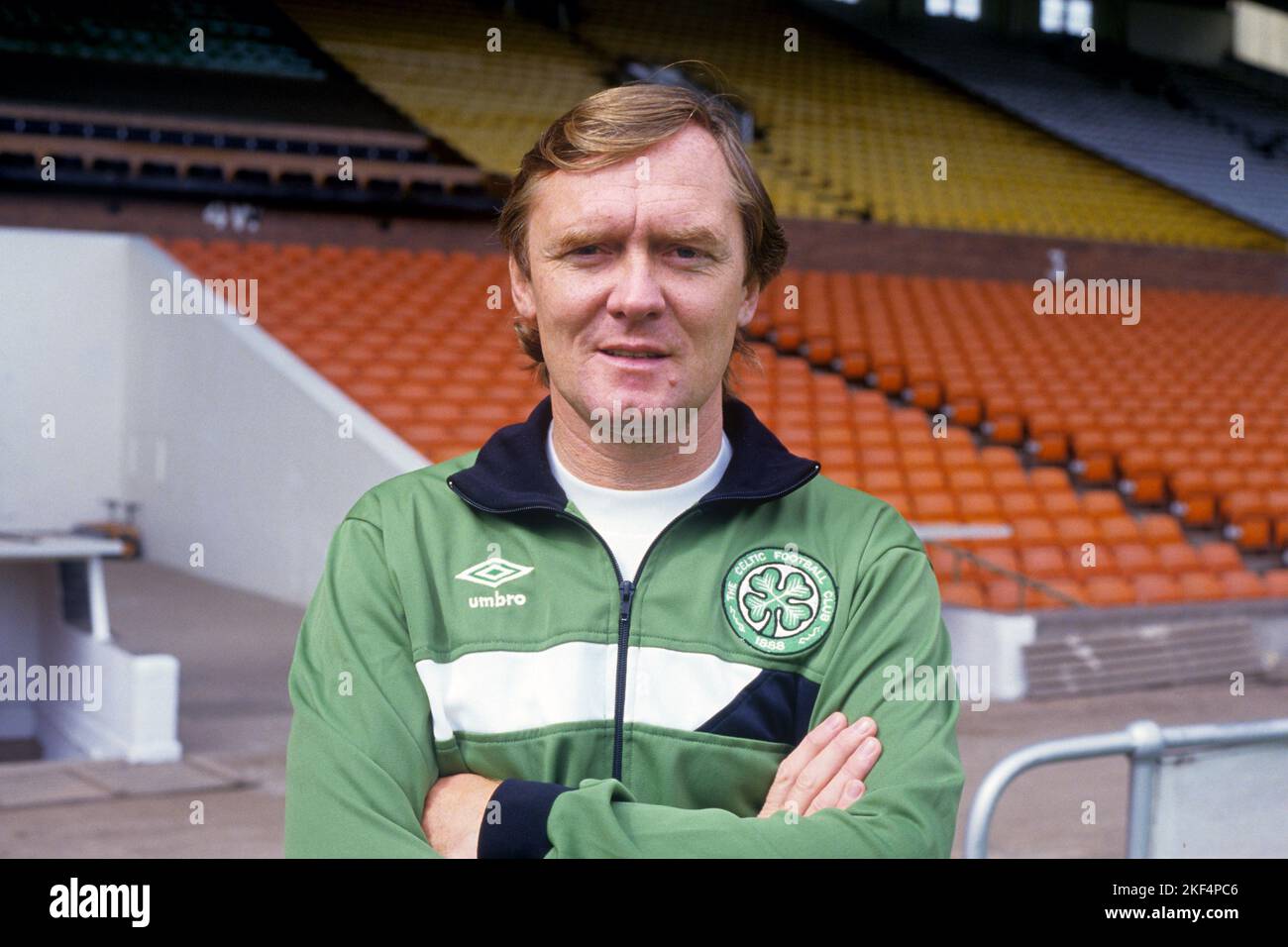 Celtic manager David Hay Stock Photo - Alamy