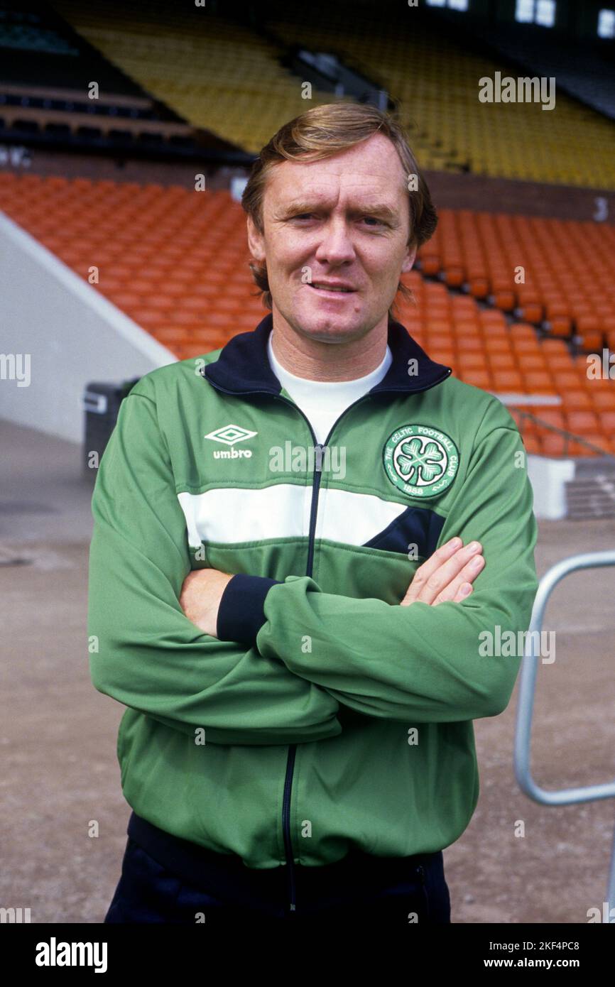 Celtic manager David Hay Stock Photo - Alamy