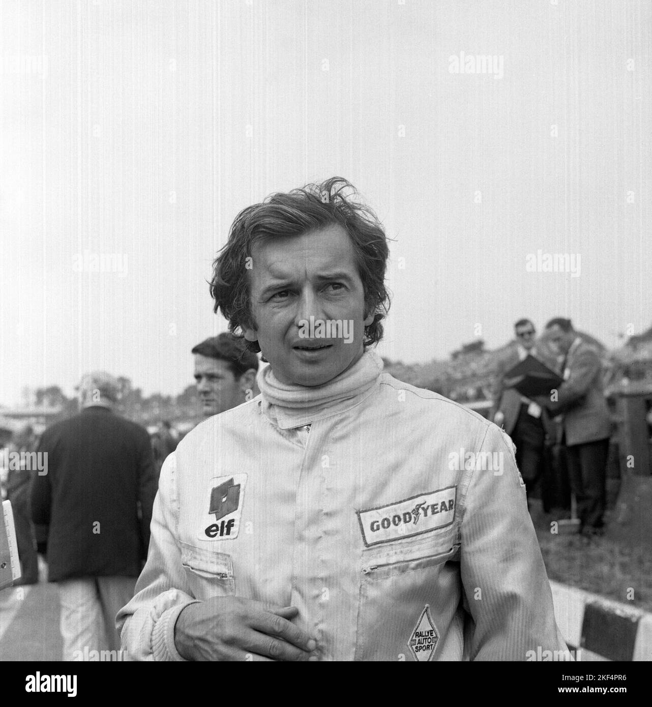 French driver Jean-Pierre Beltoise who drives for Matra at the British ...