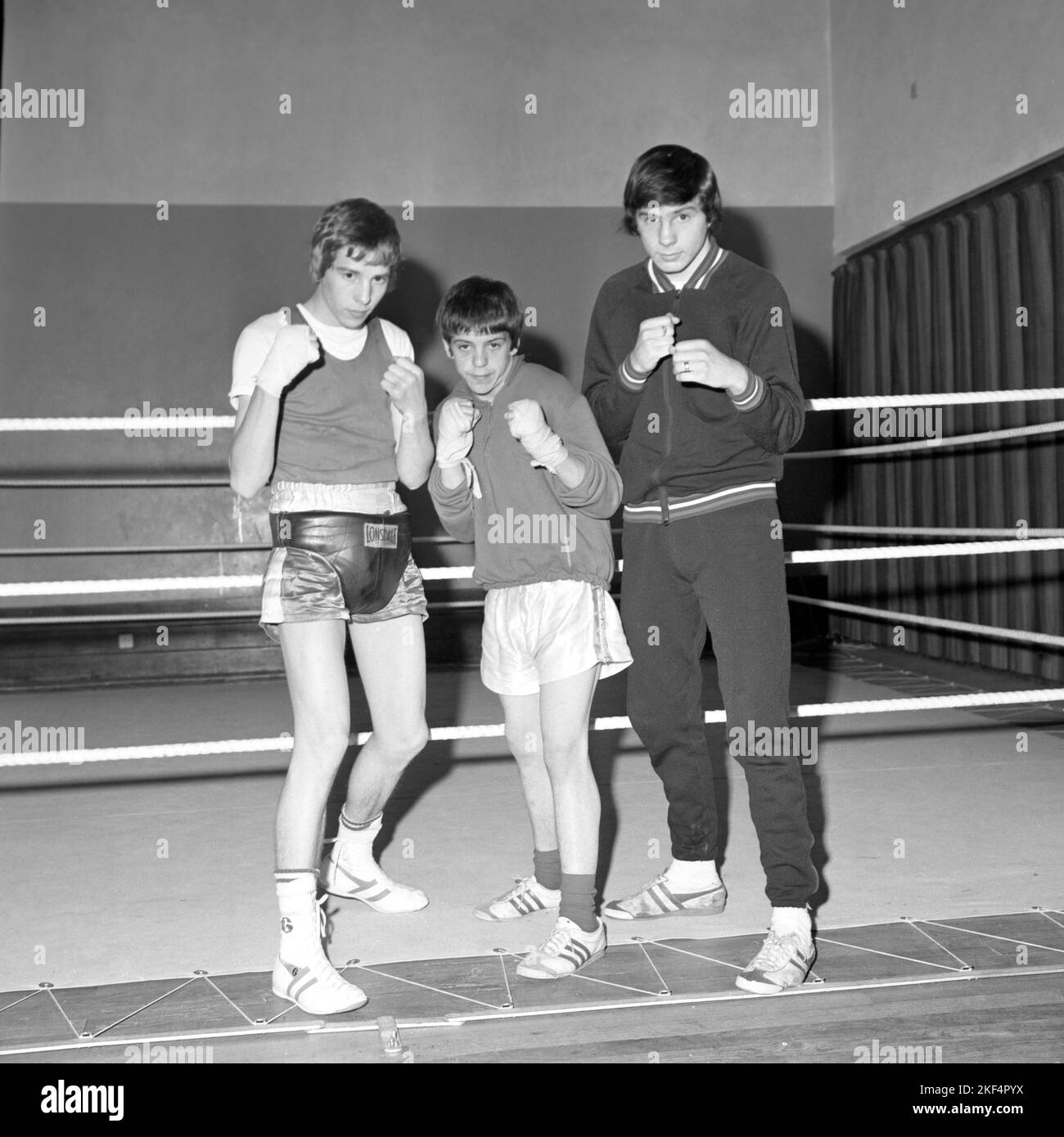 Photo shoot at a boxing gymnasium in London where children are learning ...