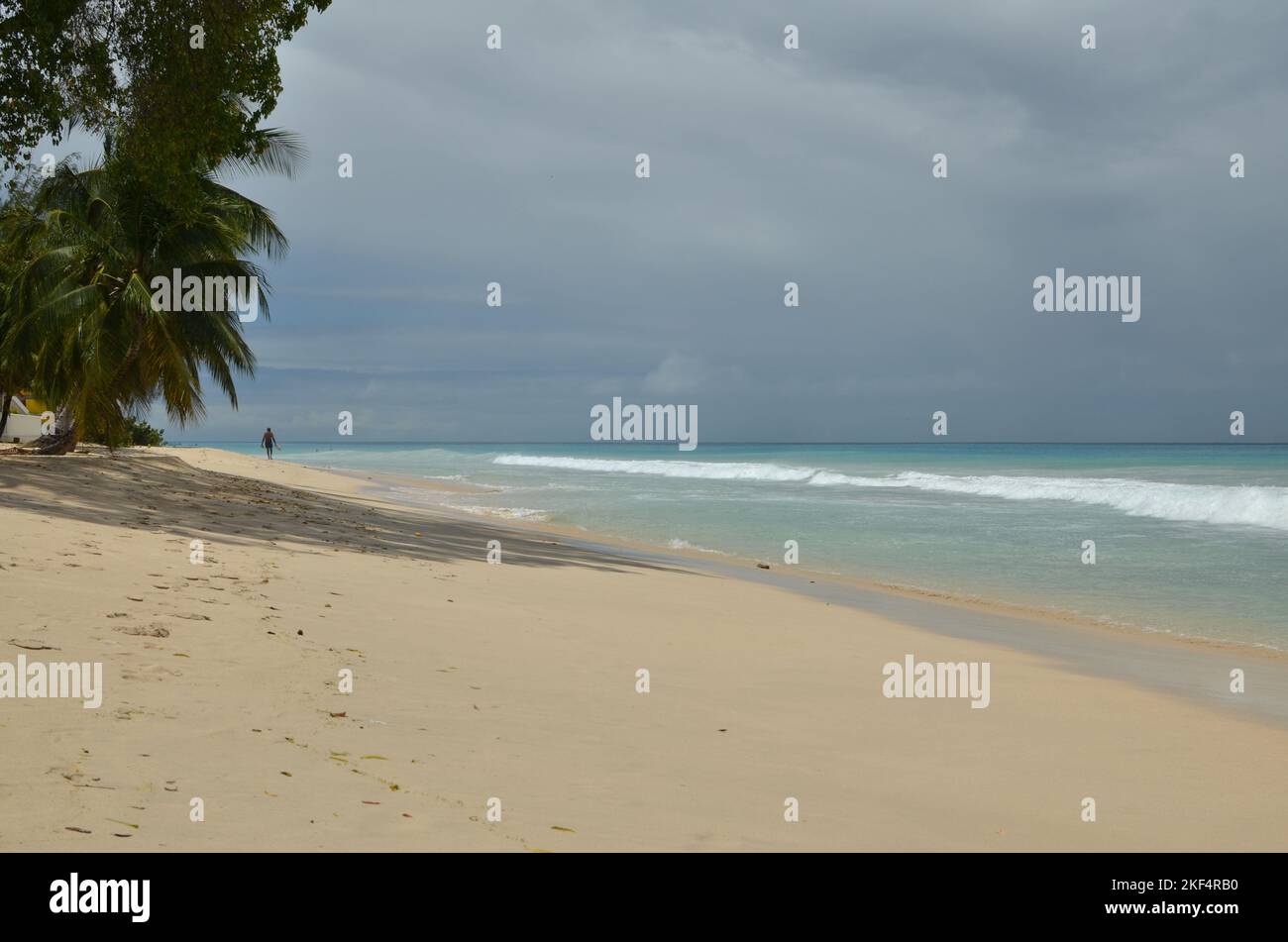 Barbados coast beaches and rocks beautiful caribbean lagoon Stock Photo ...