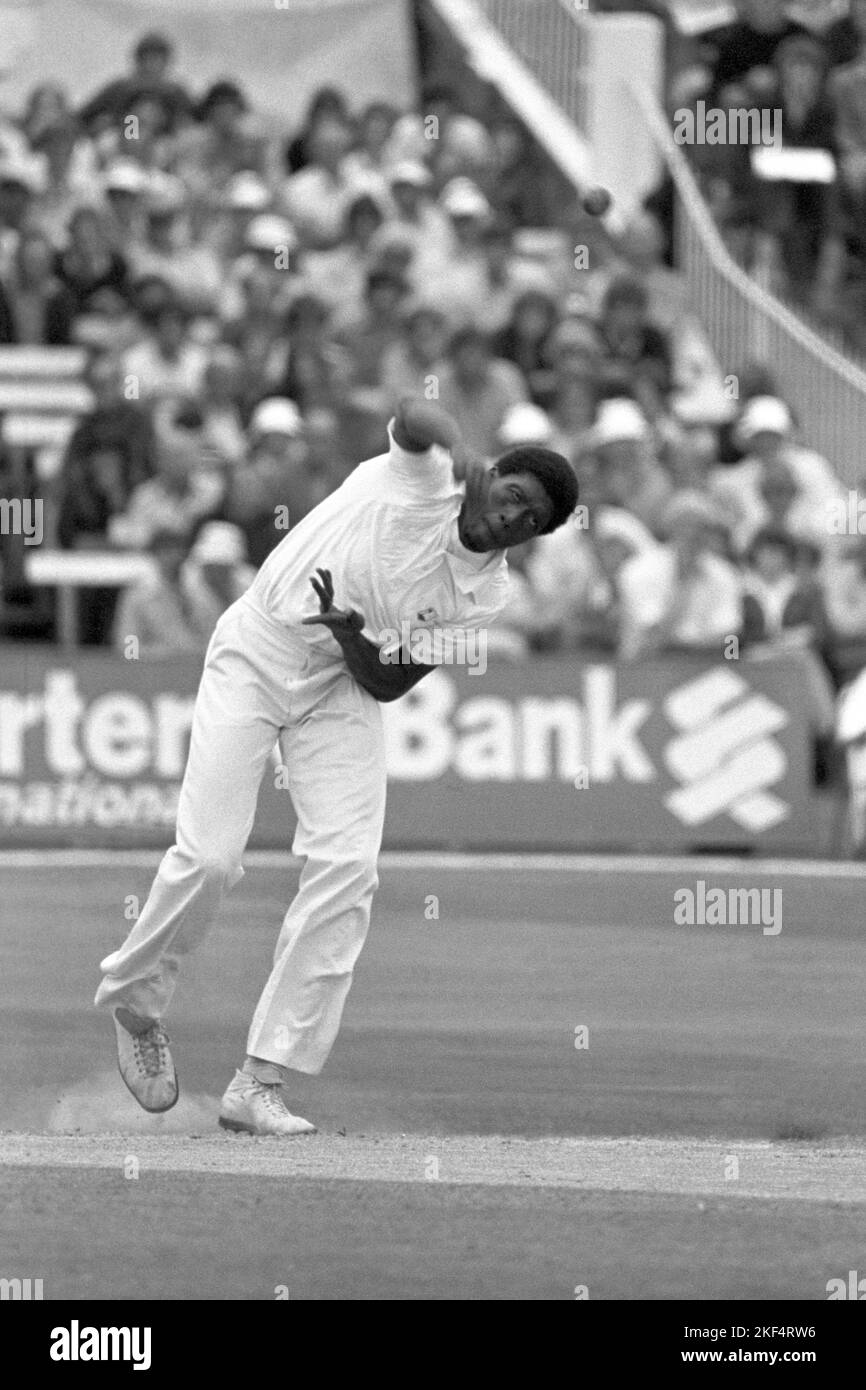 Joel Garner, West Indies Stock Photo - Alamy