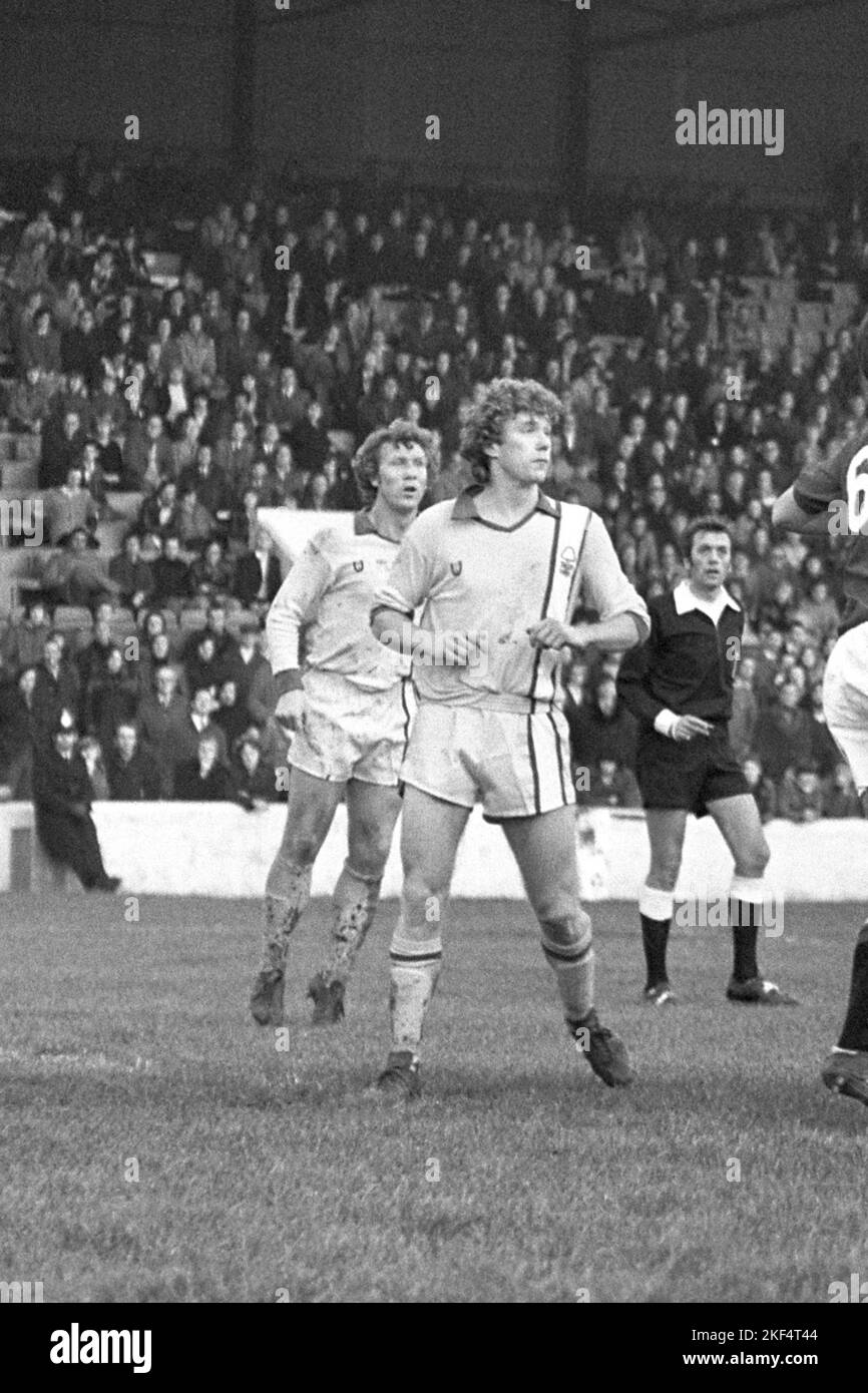 Nottingham Forest's Ian Bowyer (l) and Tony Woodcock (r Stock Photo - Alamy