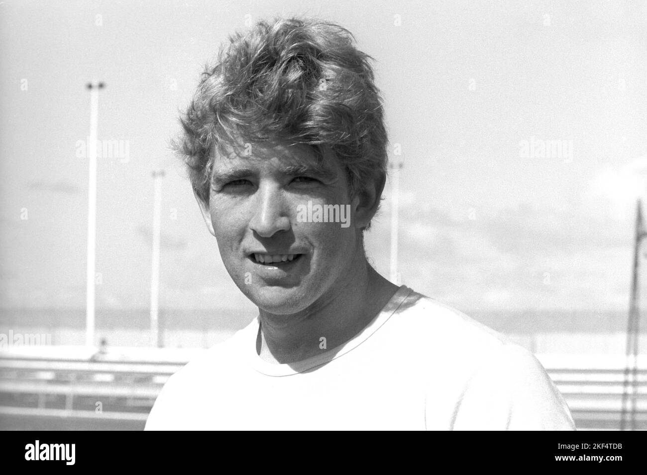 British Javelin thrower David Ottley pictured at a training camp in ...