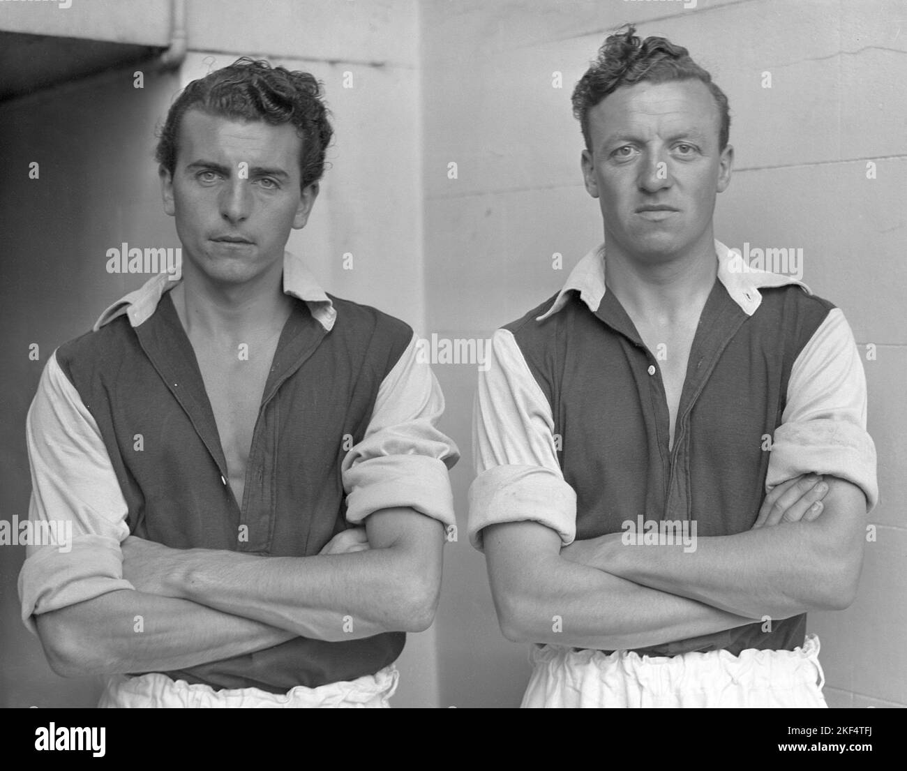 Bill Simpson (l) and Ernie Randall, Crystal Palace Stock Photo - Alamy