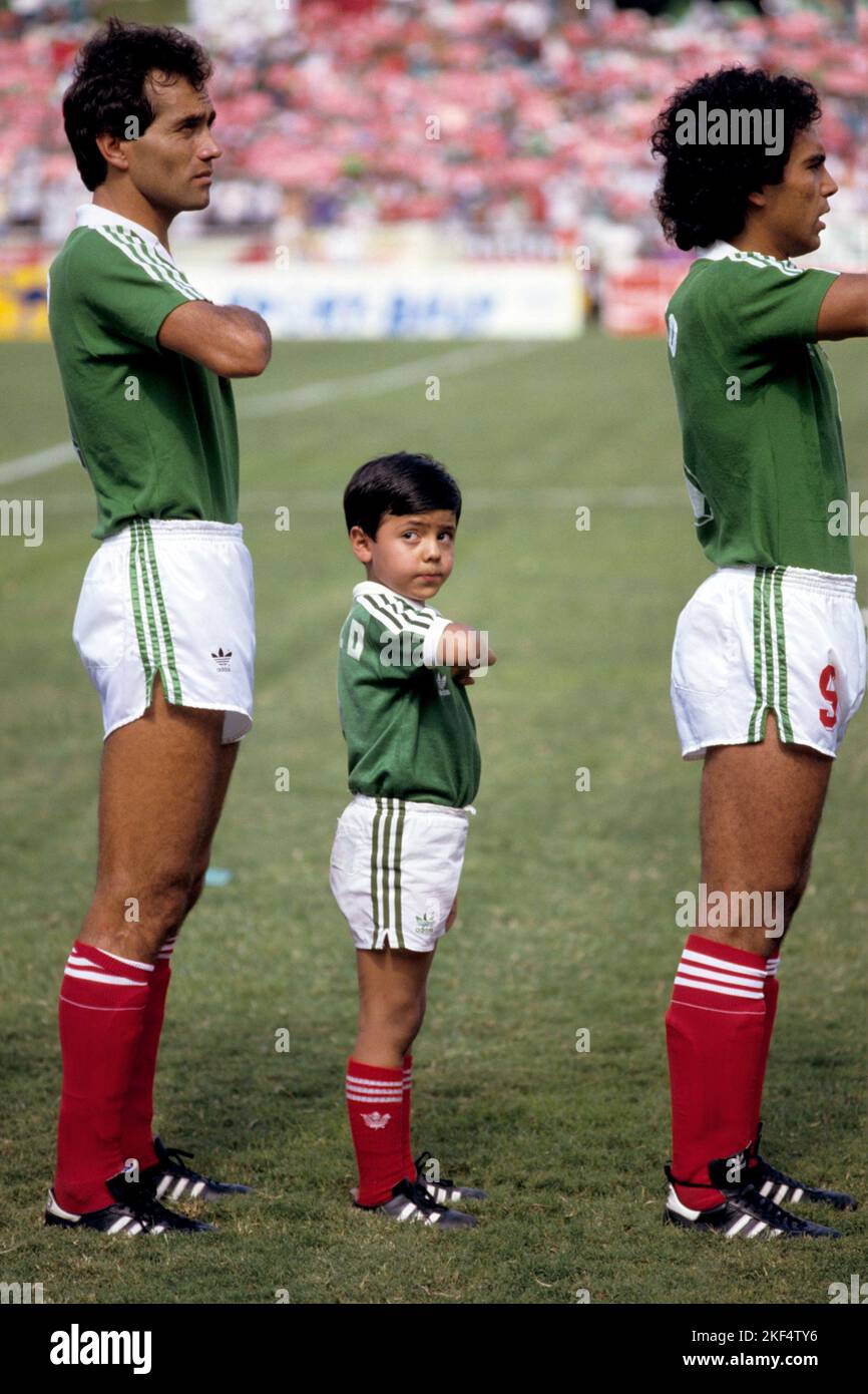 The Mexico mascot follows the lead of two of his heroes, Fernando ...